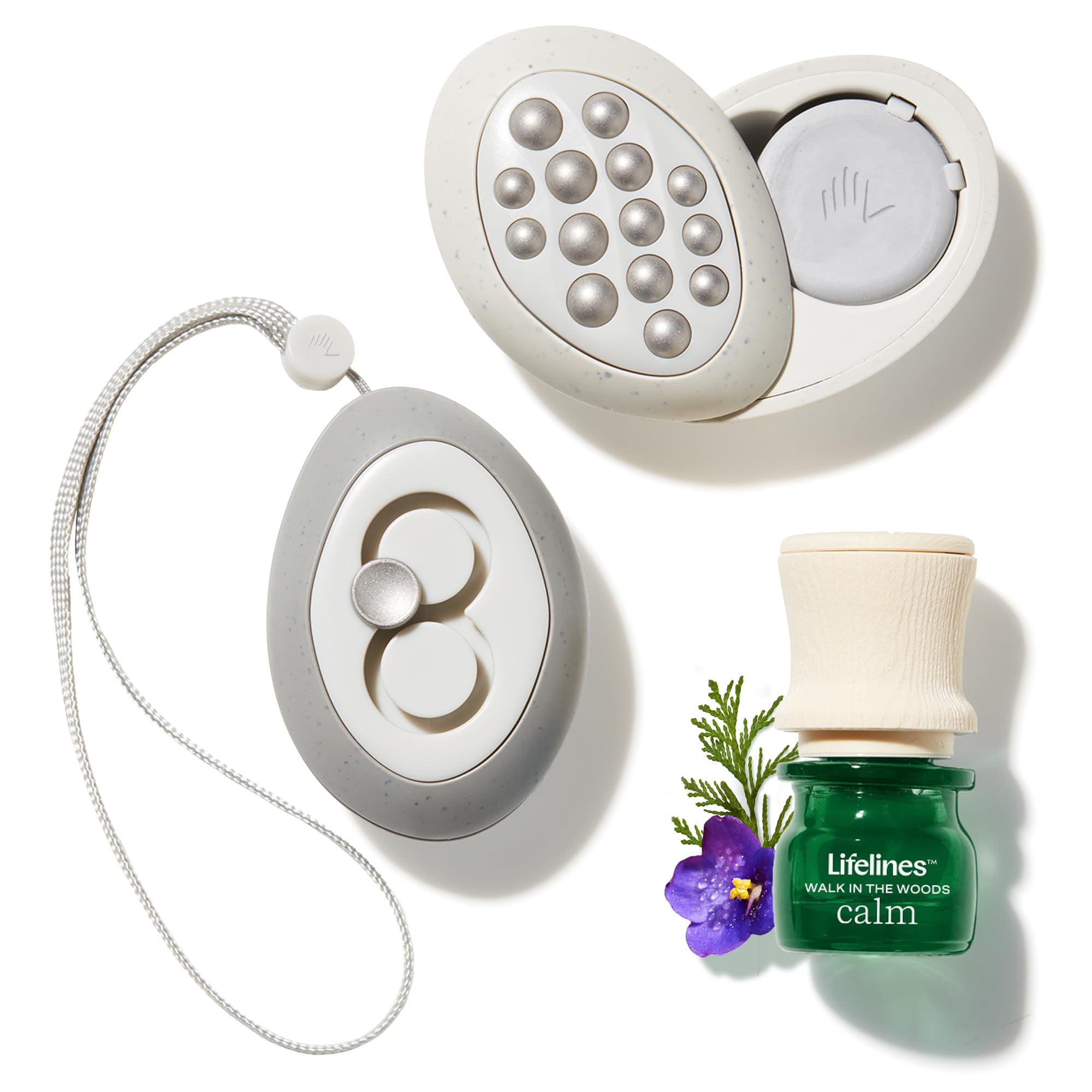 Lifelines Scent-Infused Grounding Stones, 2-Pack, Flow Pack - Portable ...