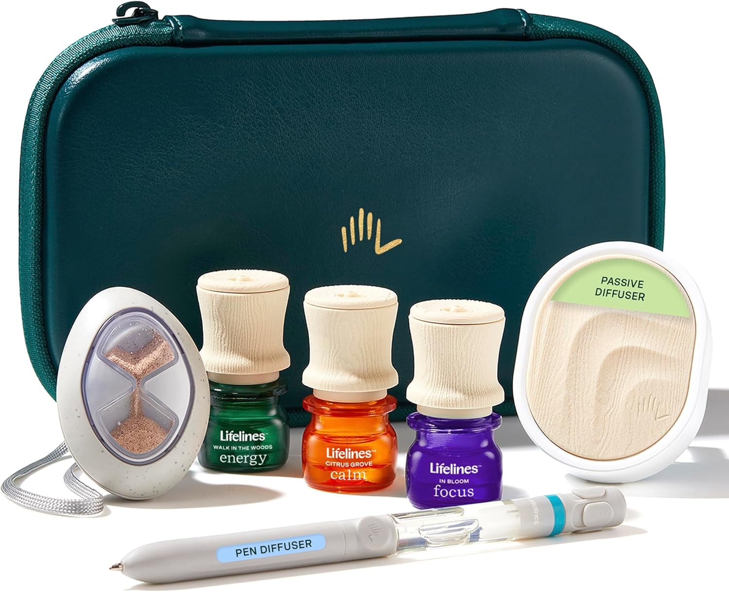 Lifelines Sensory Essentials Travel Set - Includes Everyday Aromatherapy Diffuser, Fidget ...