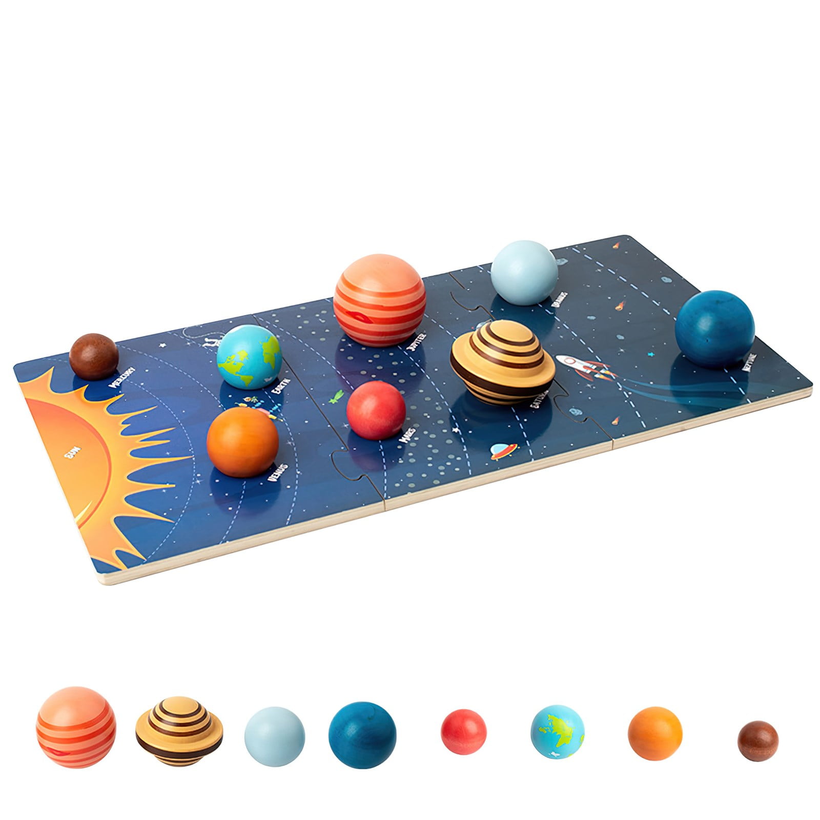 Lifellery Space Planet Puzzle, Cognitive Learning Gift, Early ...