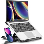 onn. Laptop Stand for 13"- 17" laptops, Aluminum Material, Silicone ...