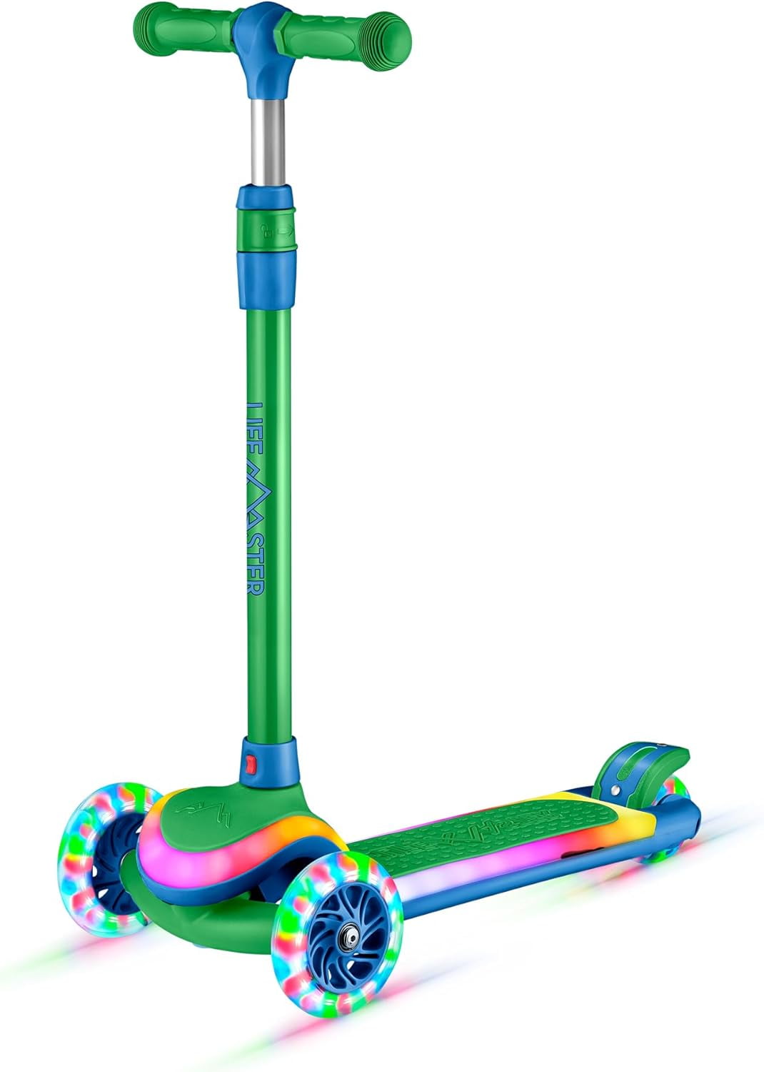 Lifemaster 3-Wheel Kids Scooter with Multi-Color Lights on Deck ...