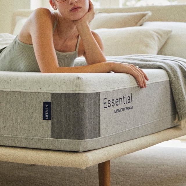 Lifement, Essential 8 Inch Graphite Infused Memory Foam Mattress ...