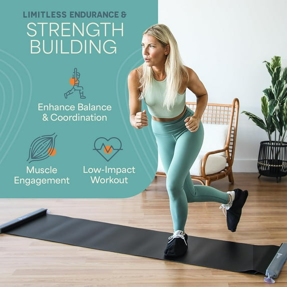 Lifepro Exercise Slide Board - Sliding Mat for Endurance and Strength ...
