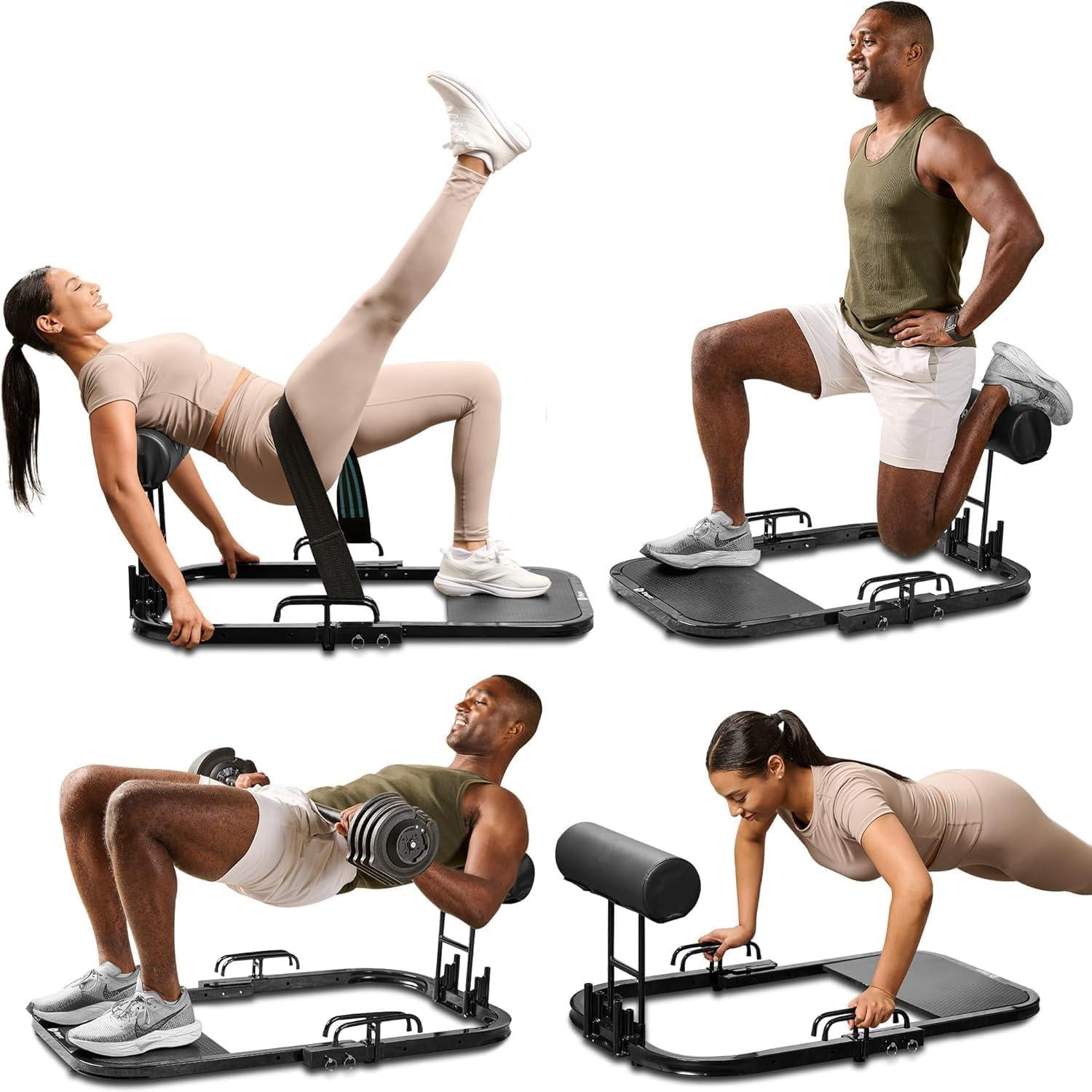 Lifepro Hip Thrust Machine – Foldable Glute Bench Hip Thrust Platform – Booty Trainer for Women ...