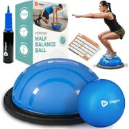 Gaiam Kids Exercise Balance Ball Blue, 45cm with Easy Inflation Pump ...
