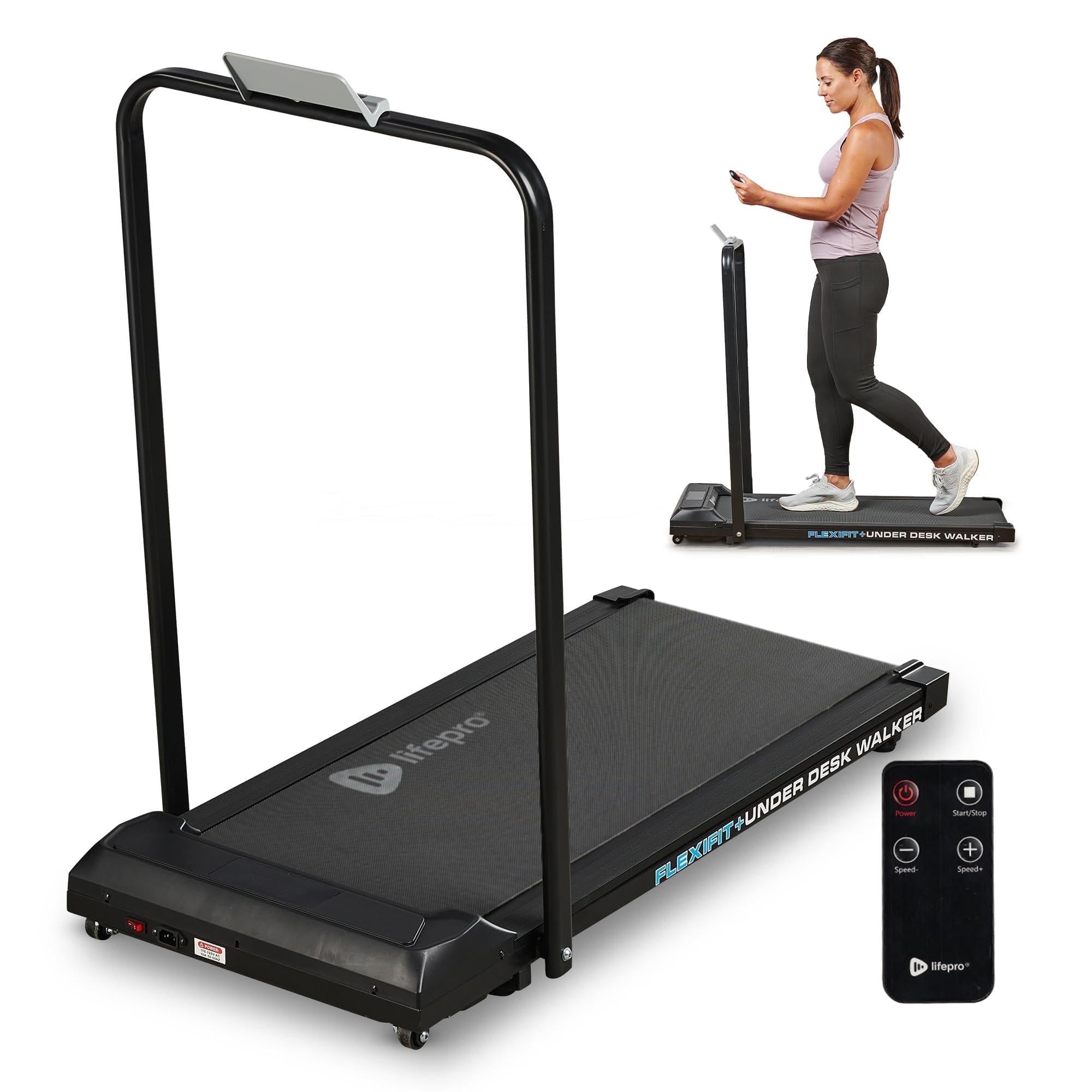 Lifepro Trademil Portable Walking Pad Under Desk Mini Treadmill - Black ...