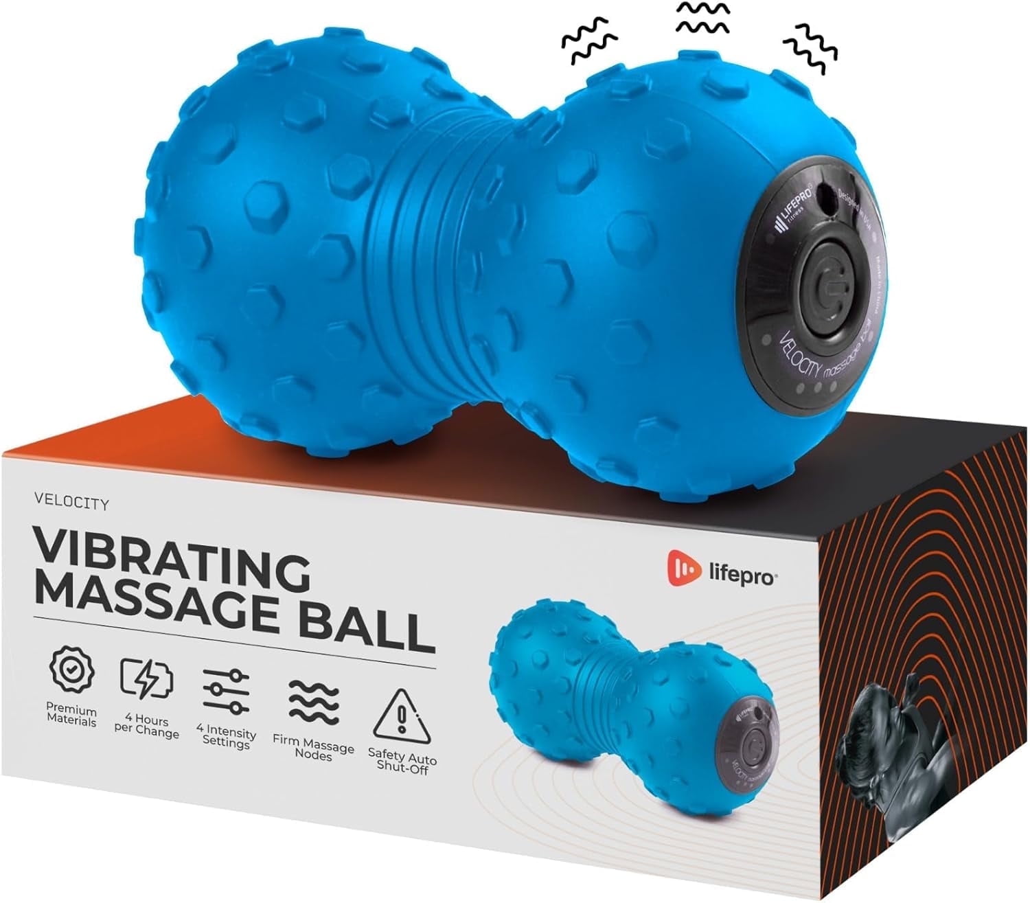 Lifepro Velocity Trigger Point Ball Vibrating Massager Myofascial ...