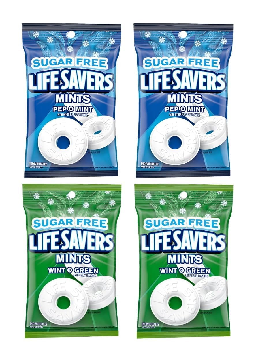 Lifesaver Mint Variety Pack BCF26 of 4-2 of Each - Pep O Mint and Wint ...