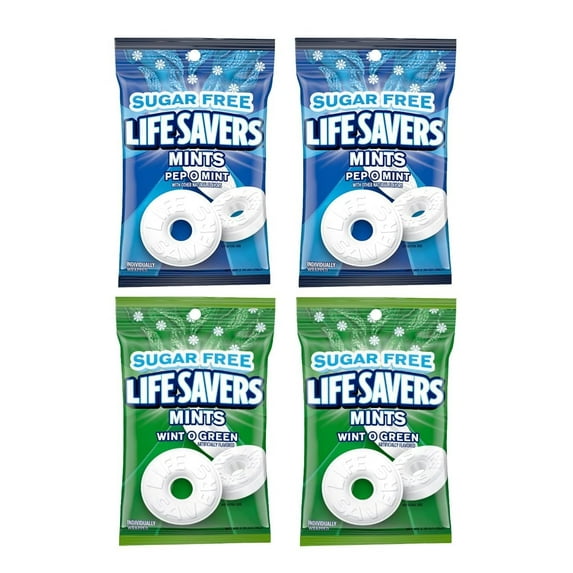 Lifesaver Mint Variety Pack BCF26 of 4-2 of Each - Pep O Mint and Wint ...