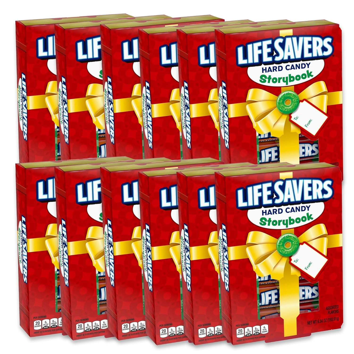 Lifesavers Christmas Candy Book 12 Pack of Lifesavers Hard Candy ...