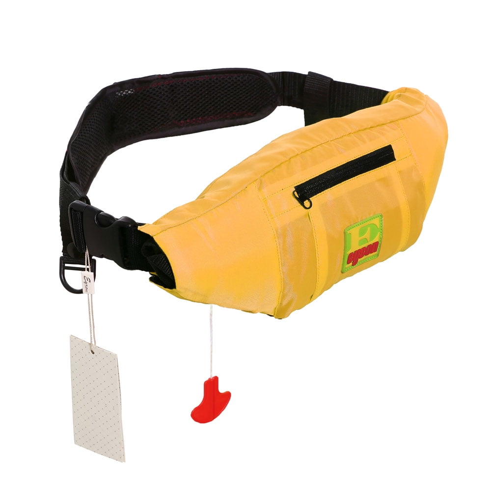 Lifesaving Pro Manual Inflatable Belt Pack Waist Pouch Pack PFD Inflate ...