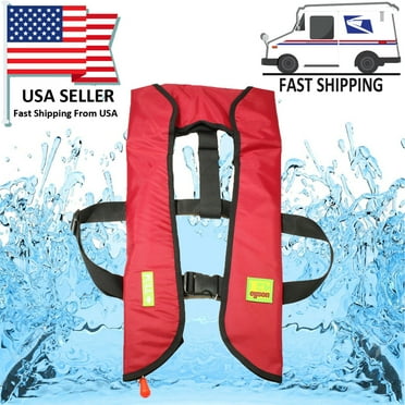 Lifesaving Pro® Premium Auto & Manual Inflate Life Jacket, Low Profile ...