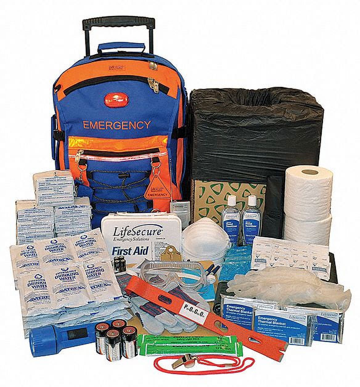Lifesecure® SecurEvac 5-Person 3-Day Evacuation & Shelter-In-Place ...
