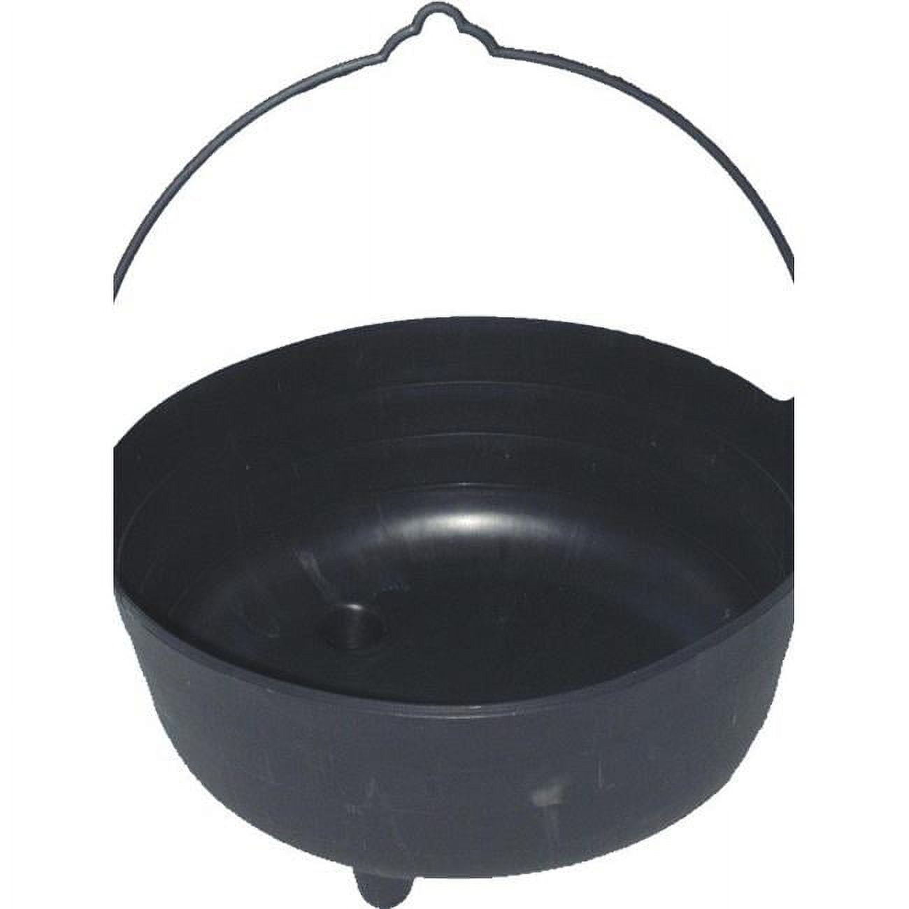 Lifesize Witchs Cauldron Adult Black Halloween Costume Accessories One ...