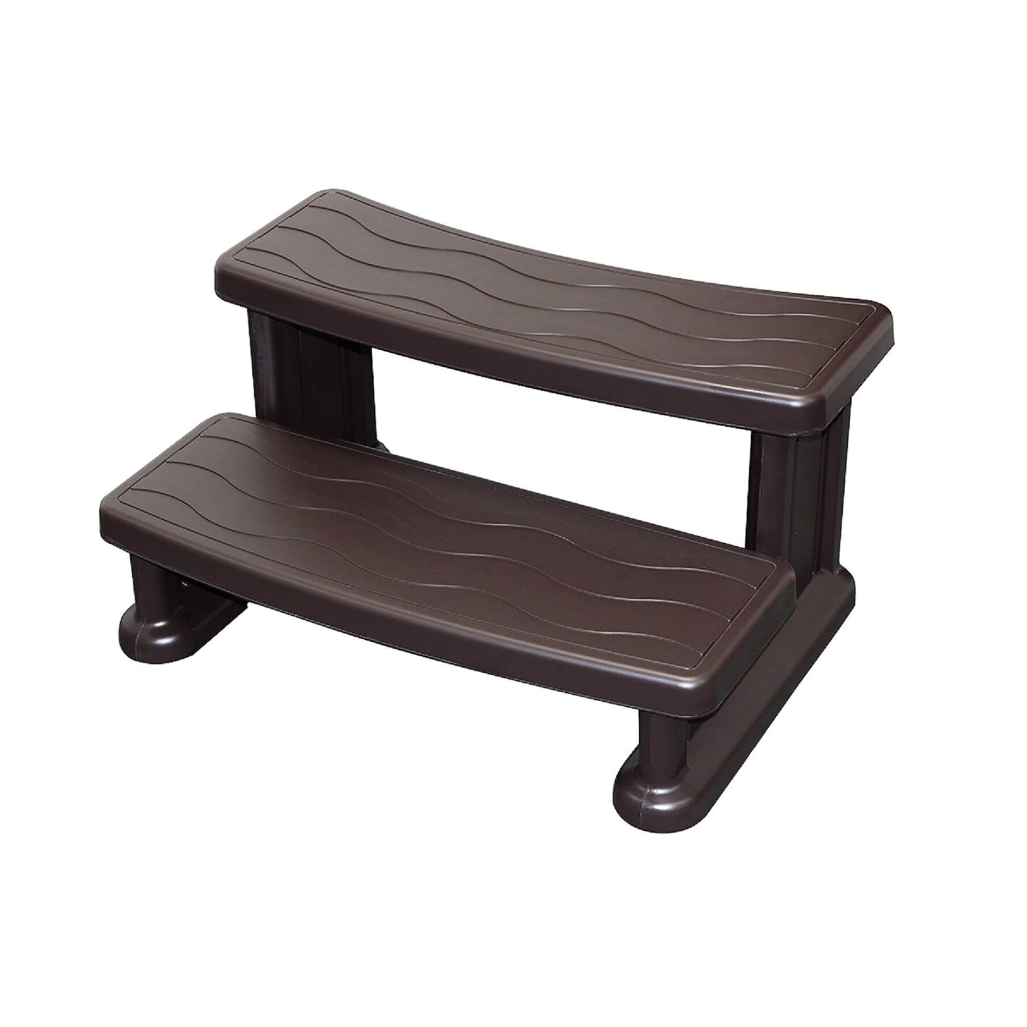 Lifesmart Outdoor Backyard Accessory: Espresso Snap Spa Hot Tub 2 Tier ...