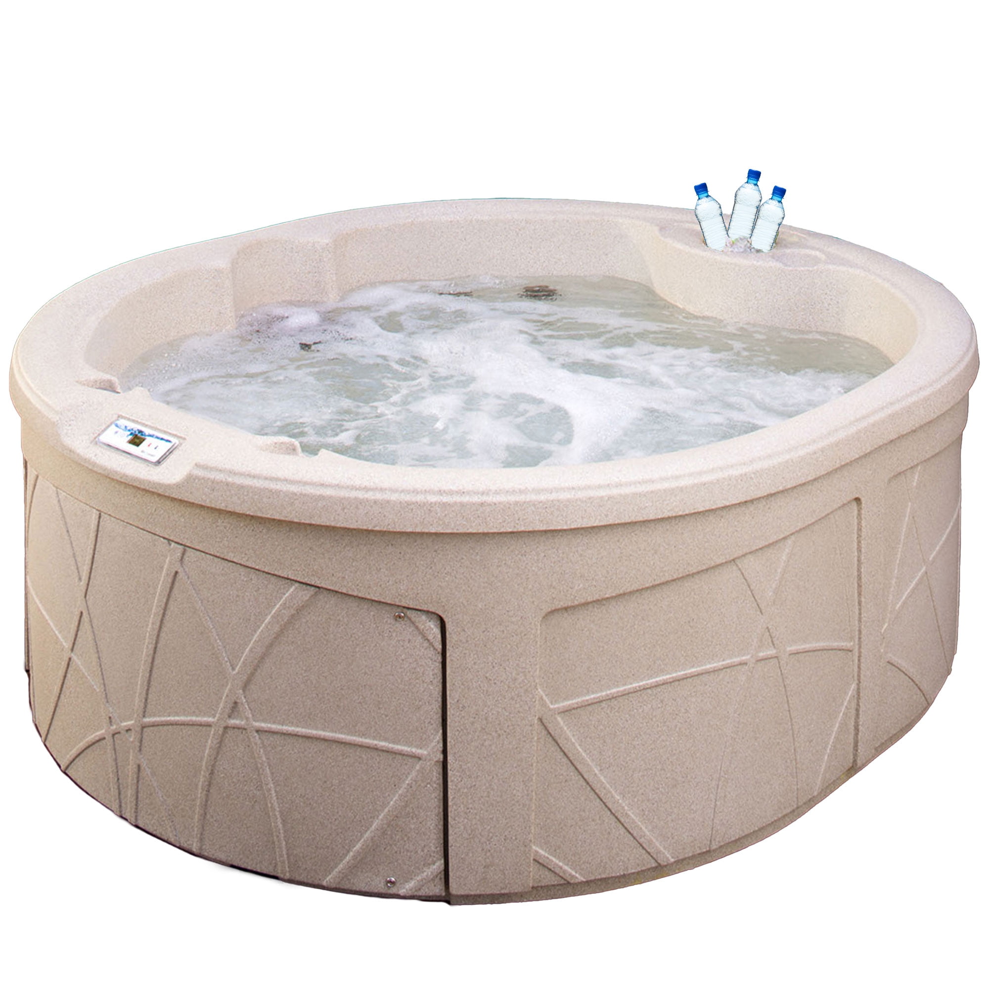 Lifesmart Key Largo 4-Person Home Hot Tub Spa, 13 Jet, 110V Plug & Play ...