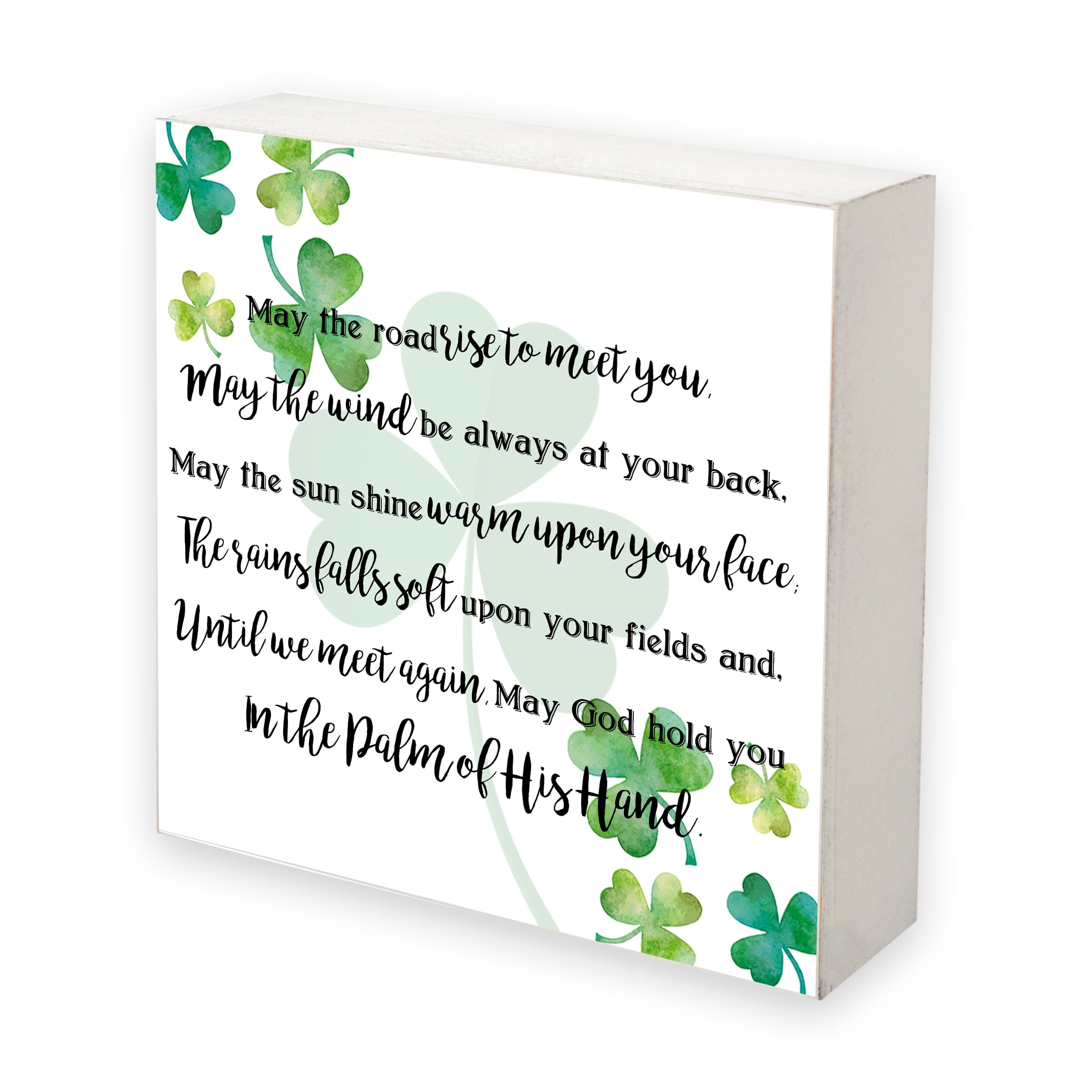 Lifesong Milestones Inspirational Irish Shadow Box Tabletop Decor 6x6in ...