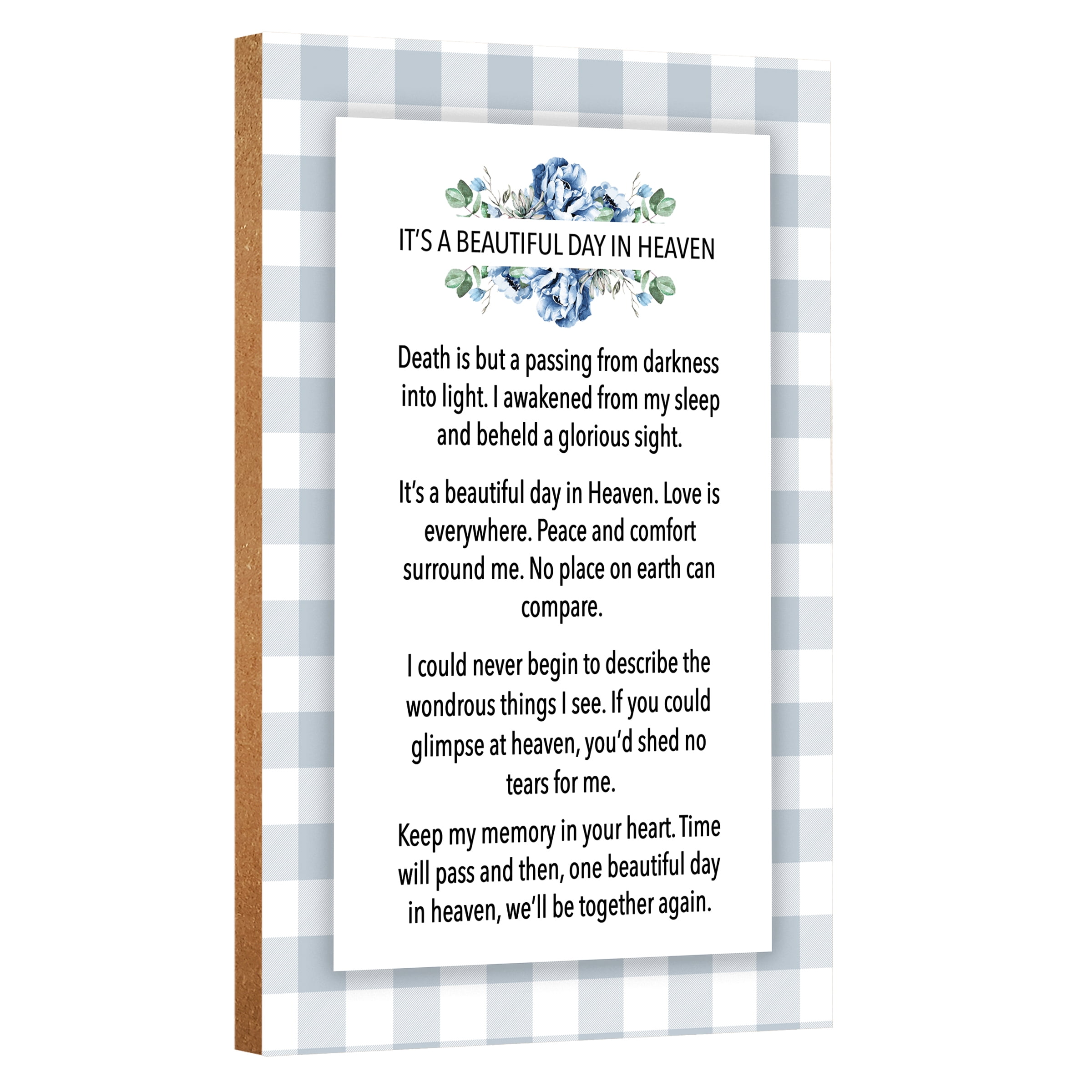 Lifesong Milestones Inspirational Shelf Decor for Home, Funeral ...