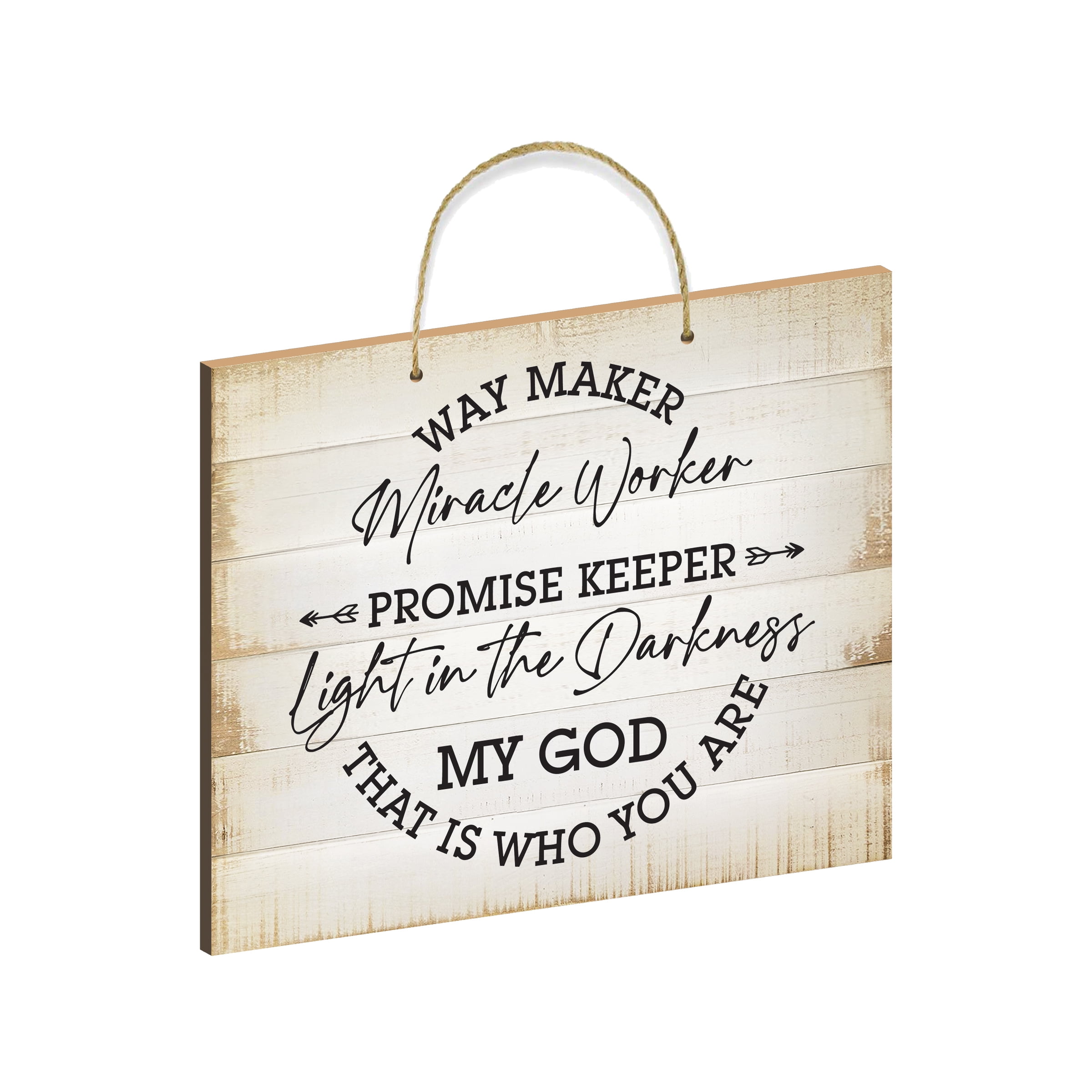 Lifesong Milestones Rustic Christian Decor for Wall Hanging Decorations ...