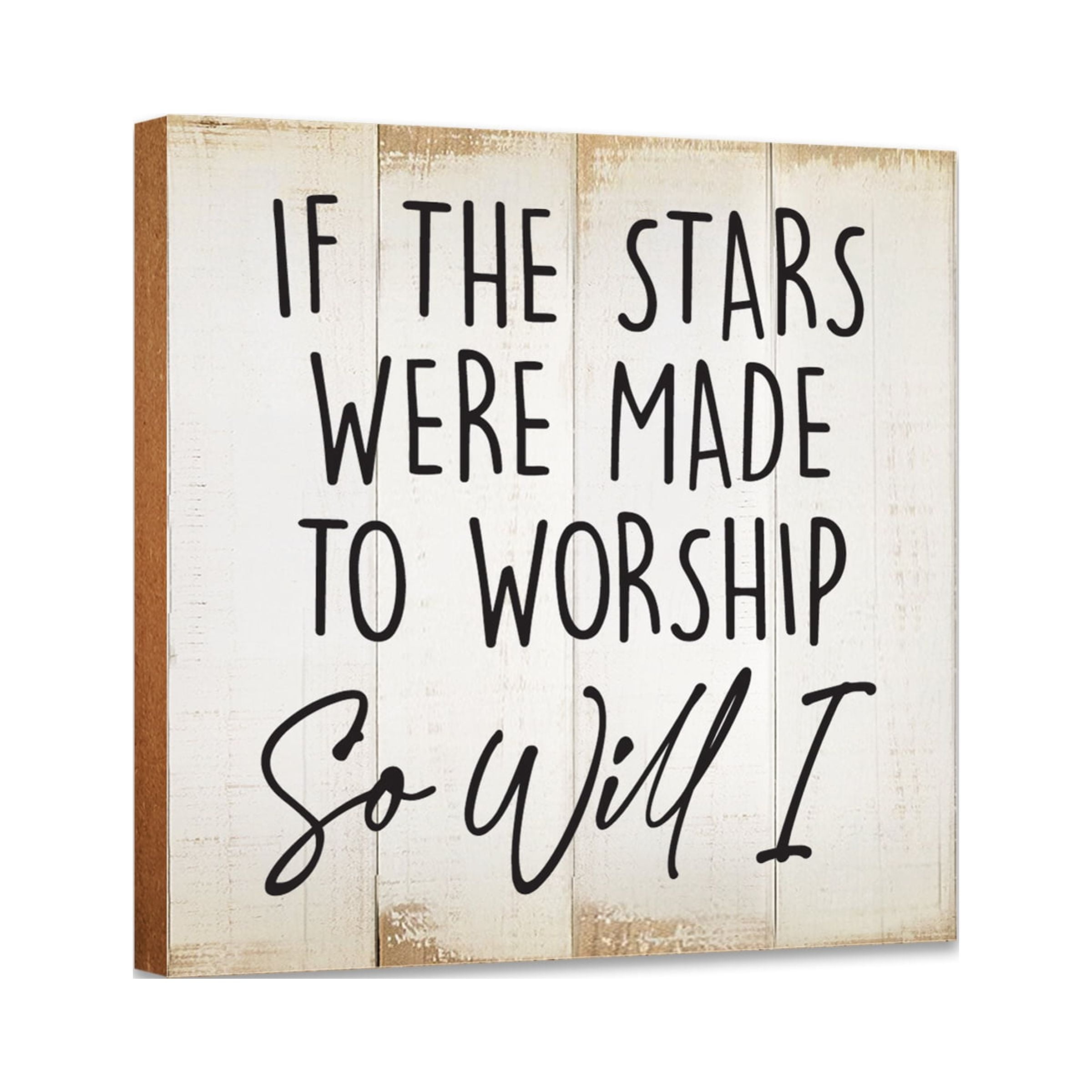 Lifesong Milestones Rustic Christian Signs for Tabletop & Shelf Décor ...