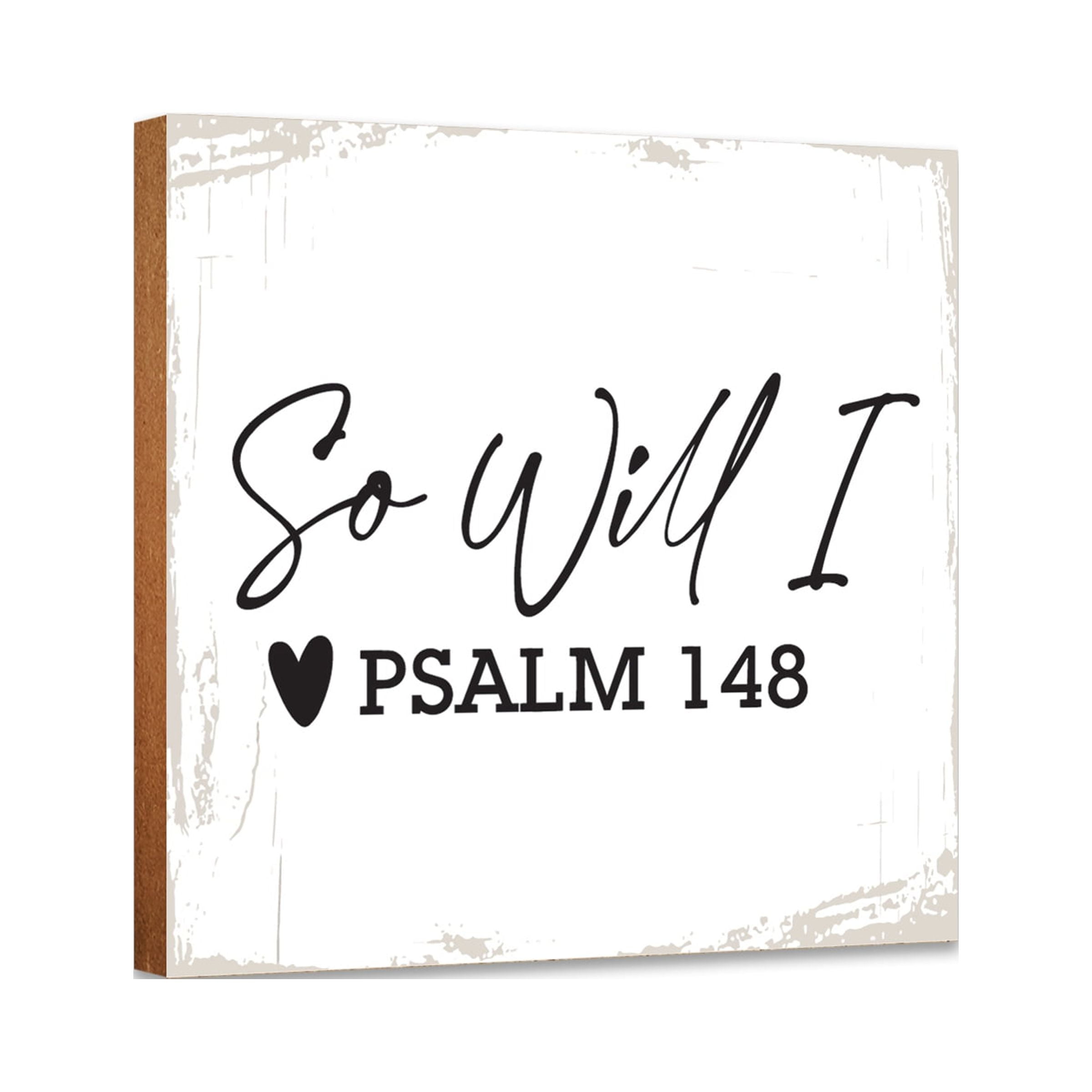 Lifesong Milestones Rustic Christian Signs for Tabletop & Shelf Décor ...