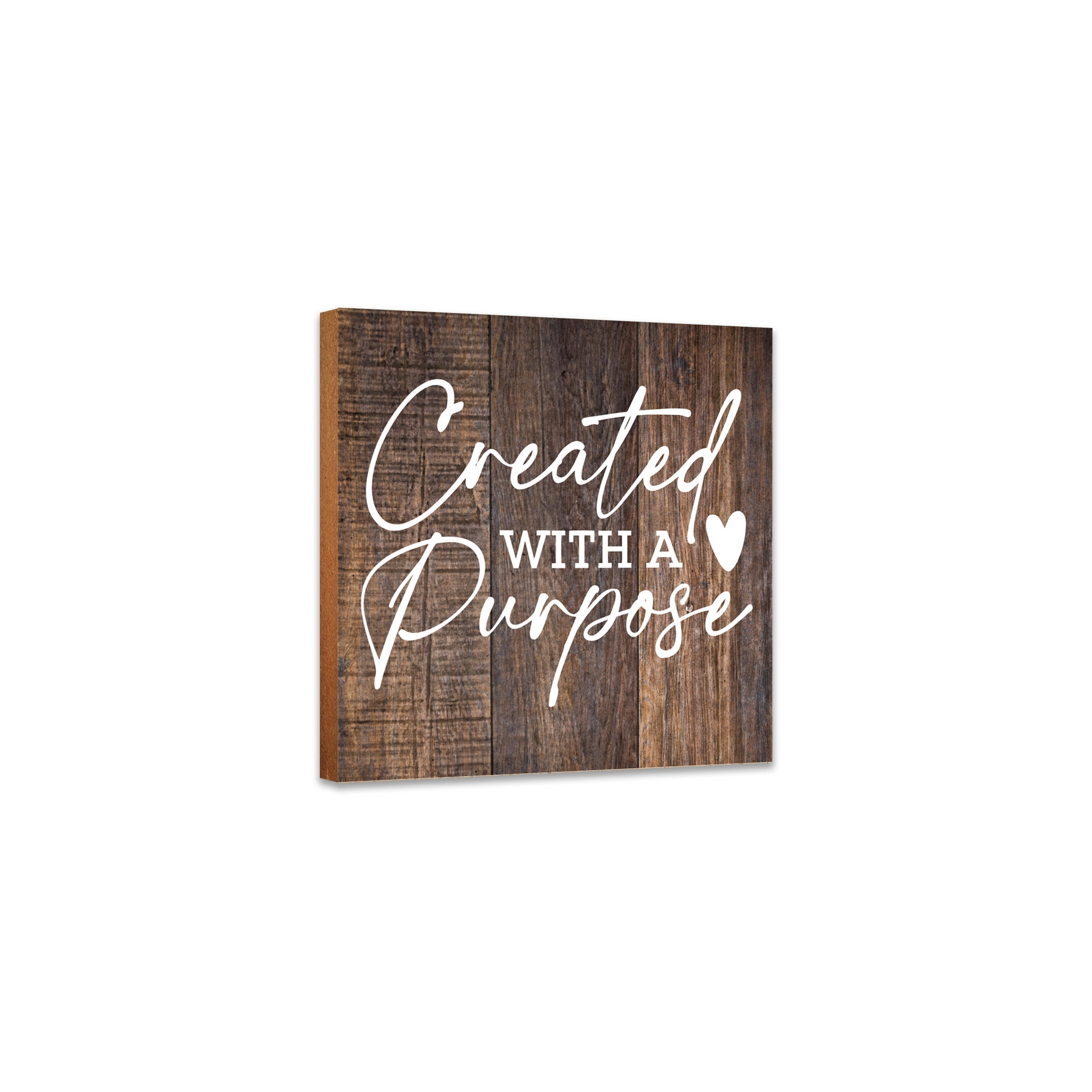 Lifesong Milestones Rustic Christian Signs for Tabletop & Shelf Décor ...