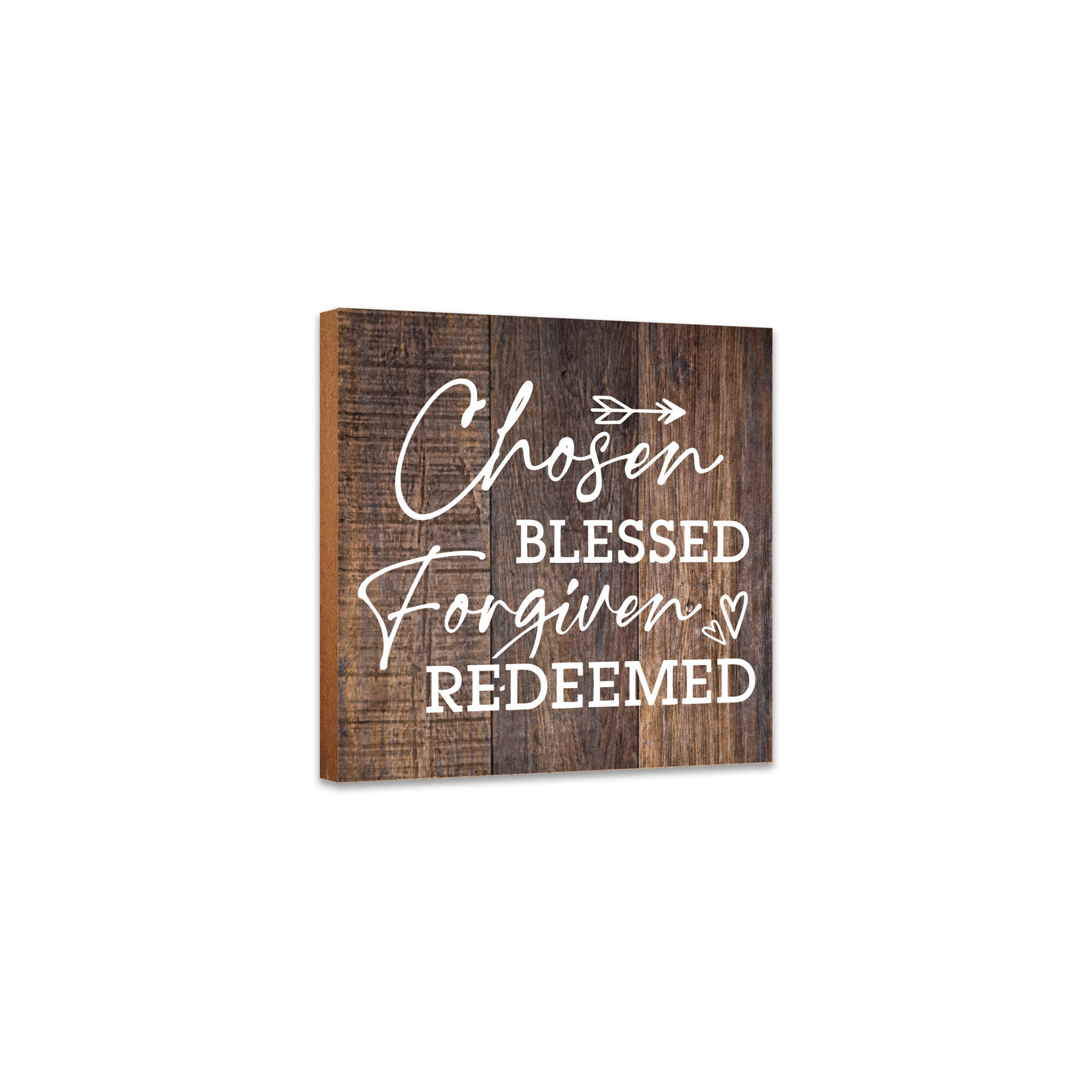 Lifesong Milestones Rustic Christian Signs for Tabletop & Shelf Décor ...