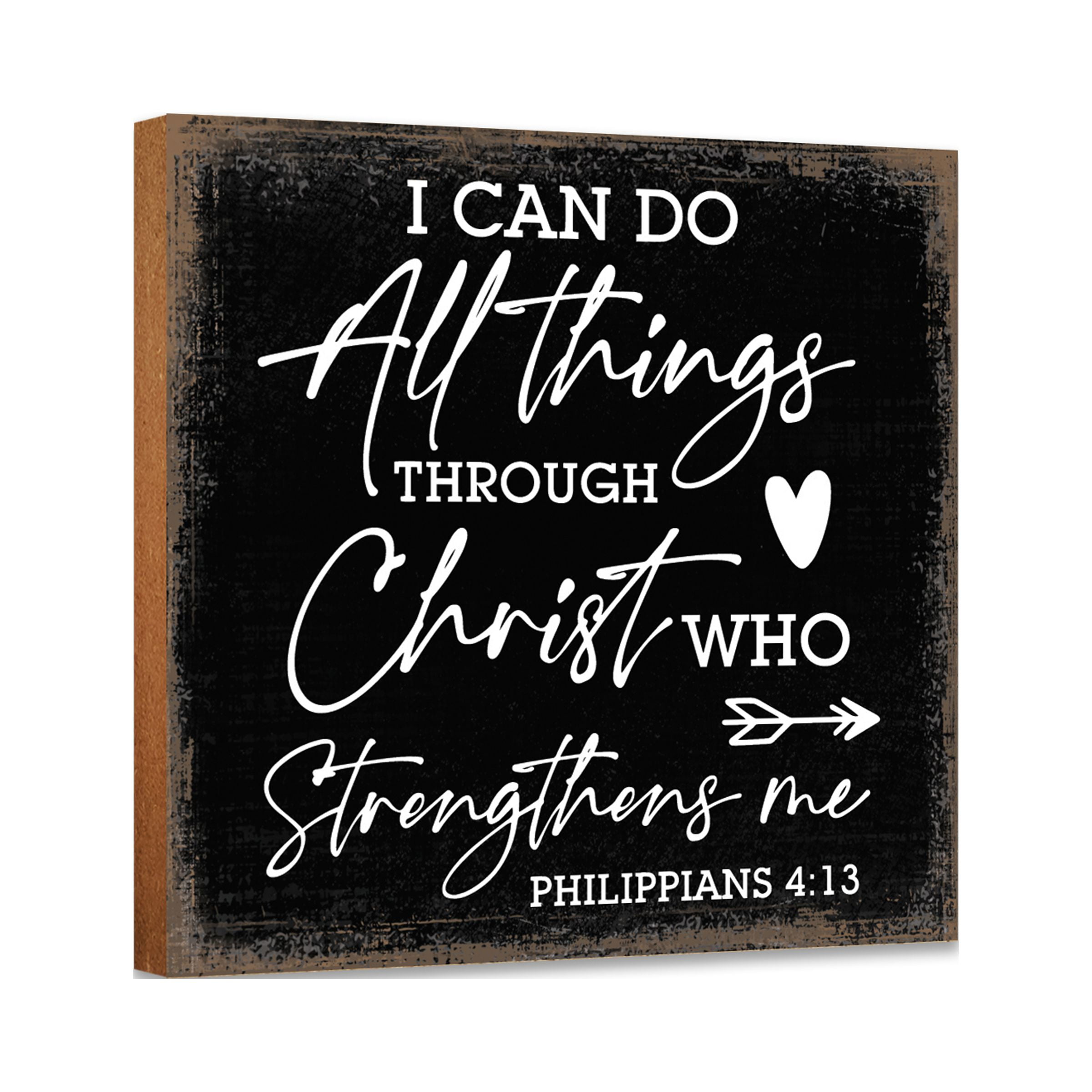 Lifesong Milestones Rustic Christian Signs for Tabletop & Shelf Décor ...