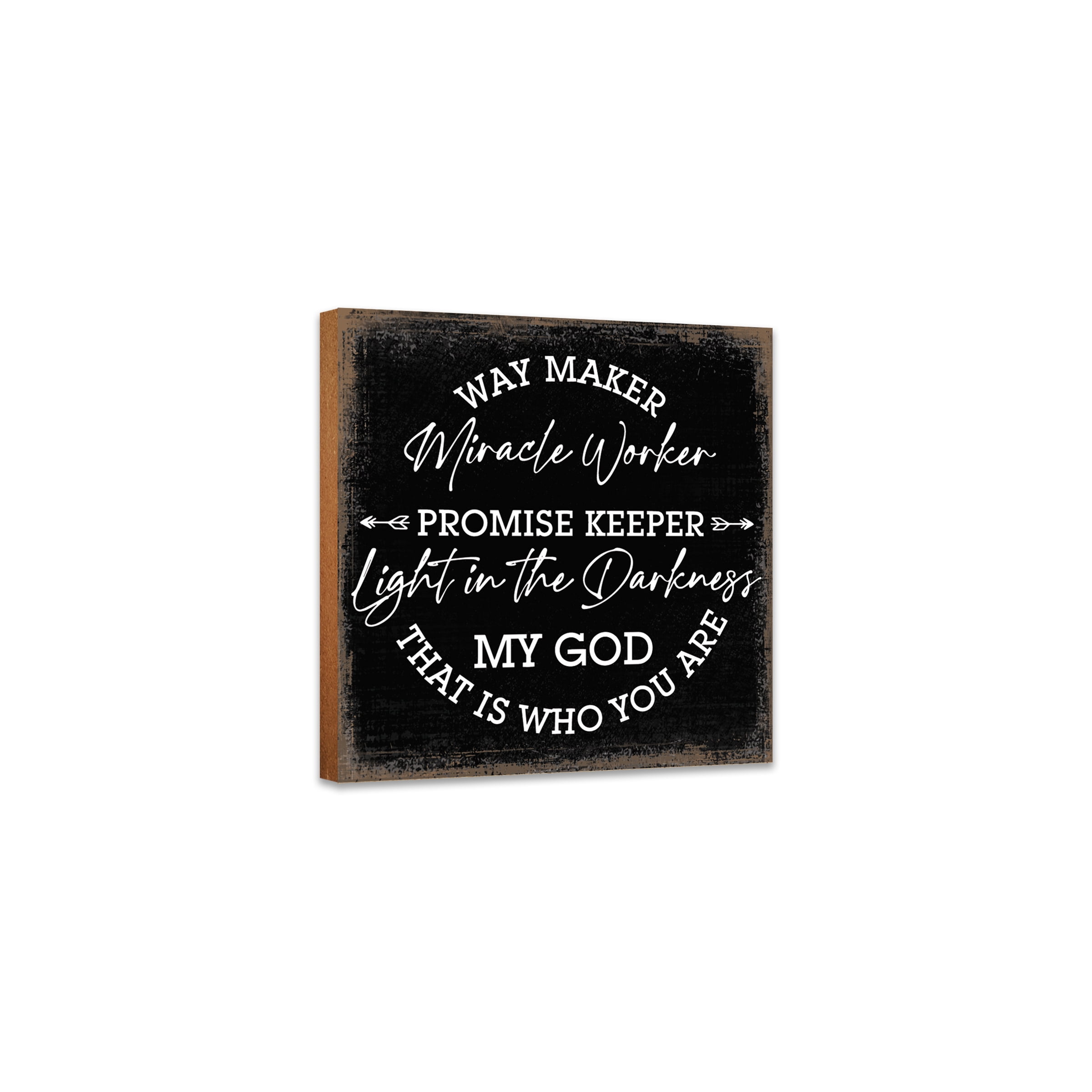 Lifesong Milestones Rustic Christian Signs for Tabletop & Shelf Décor ...