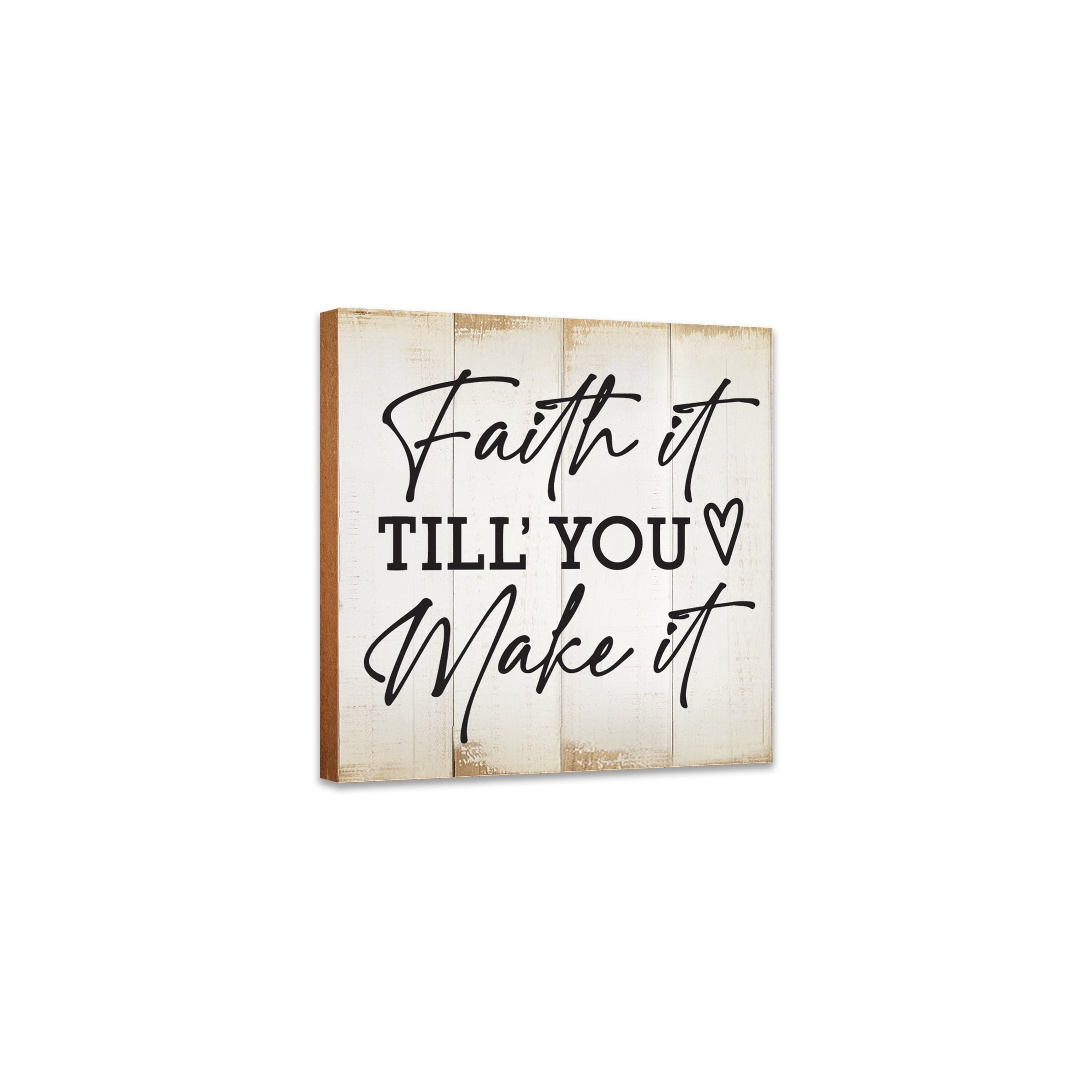 Lifesong Milestones Rustic Christian Signs for Tabletop & Shelf Décor ...