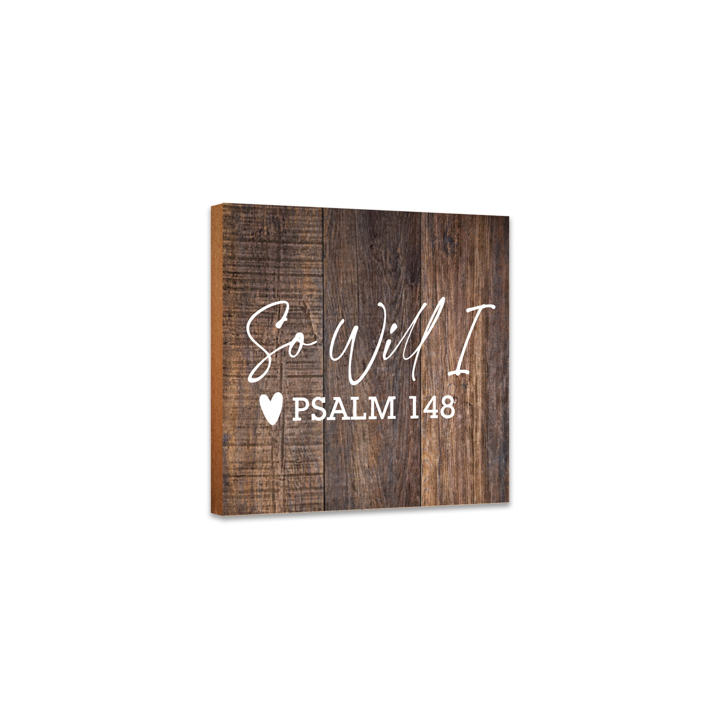 Lifesong Milestones Rustic Christian Signs for Tabletop & Shelf Décor ...