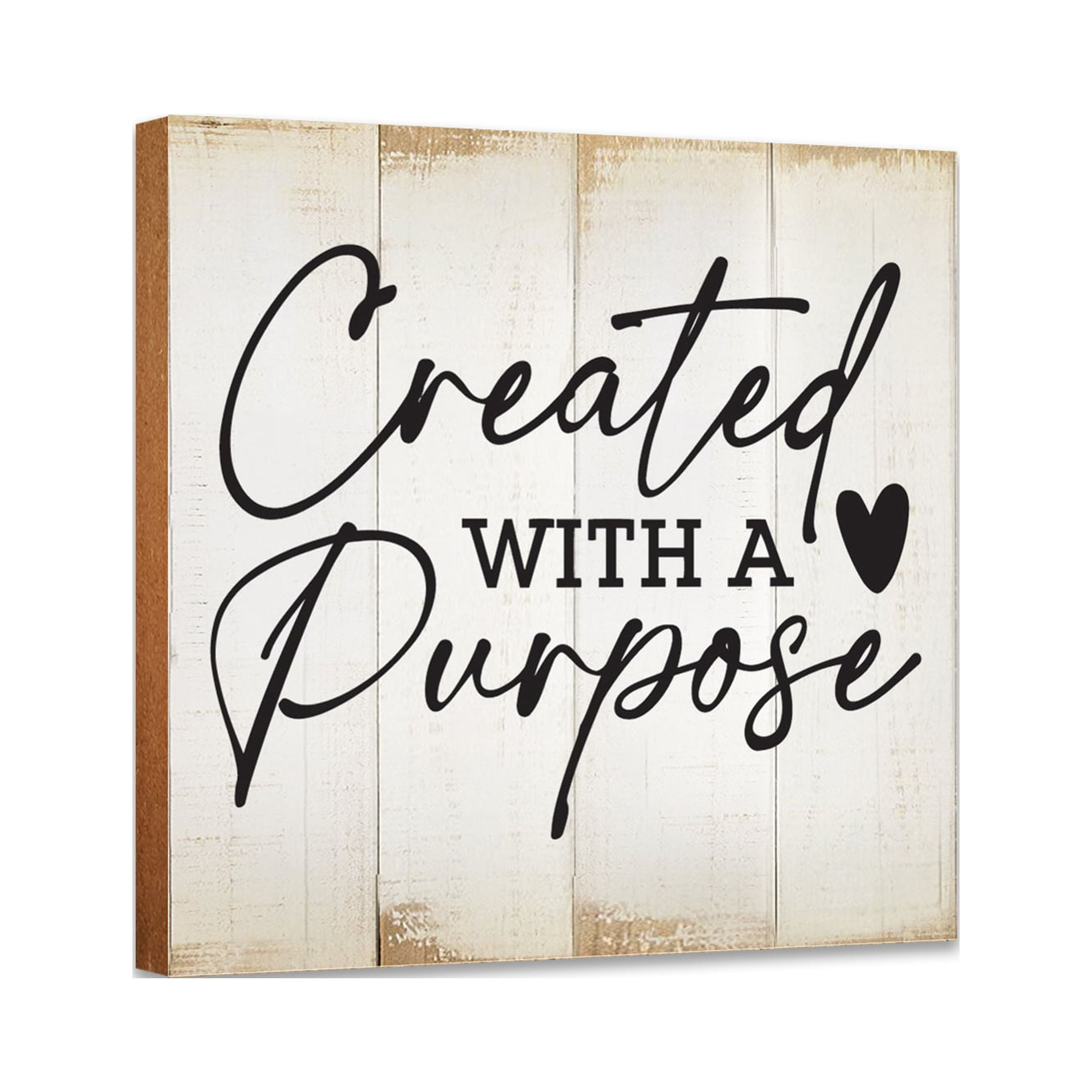 Lifesong Milestones Rustic Christian Signs for Tabletop & Shelf Décor ...