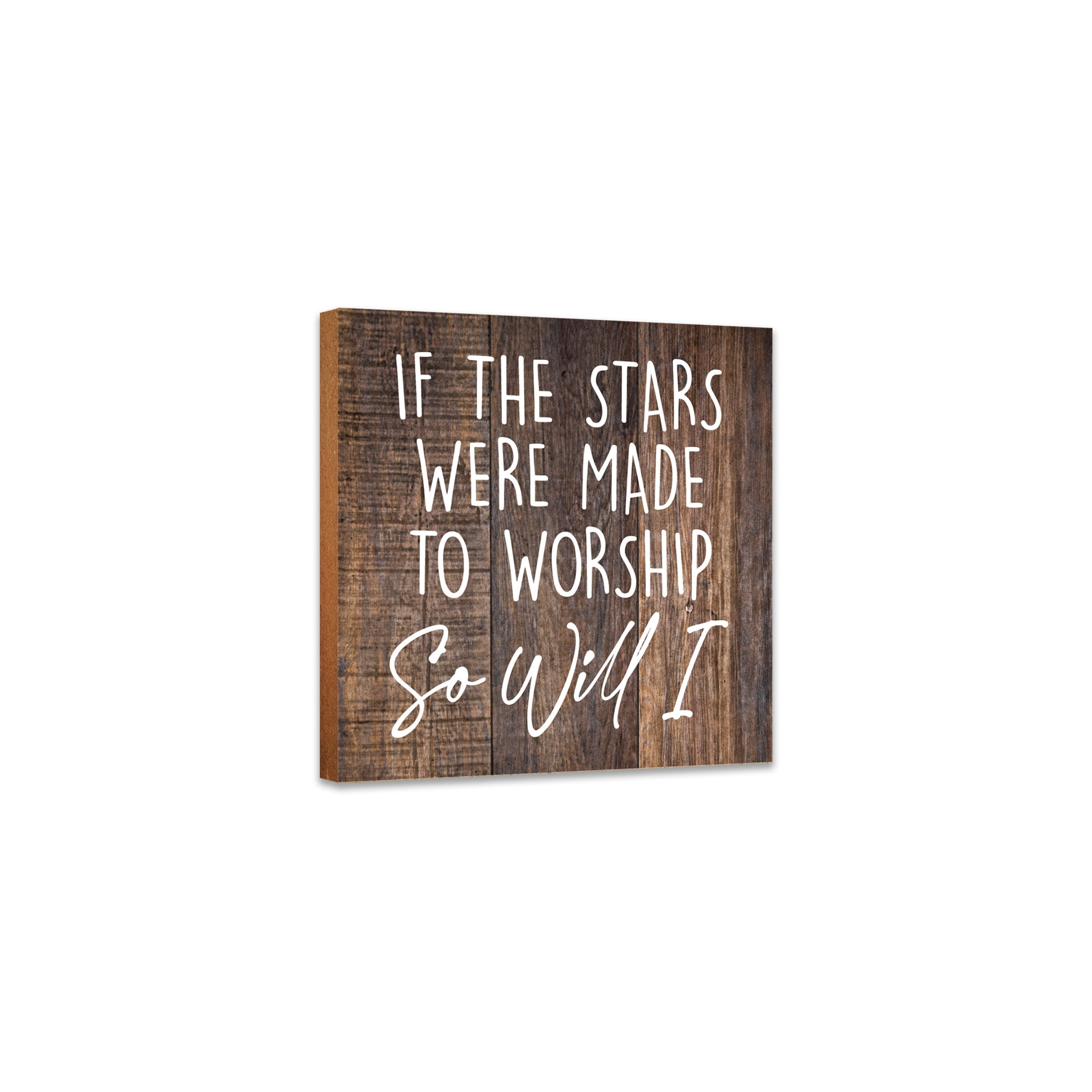 Lifesong Milestones Rustic Christian Signs for Tabletop & Shelf Décor ...