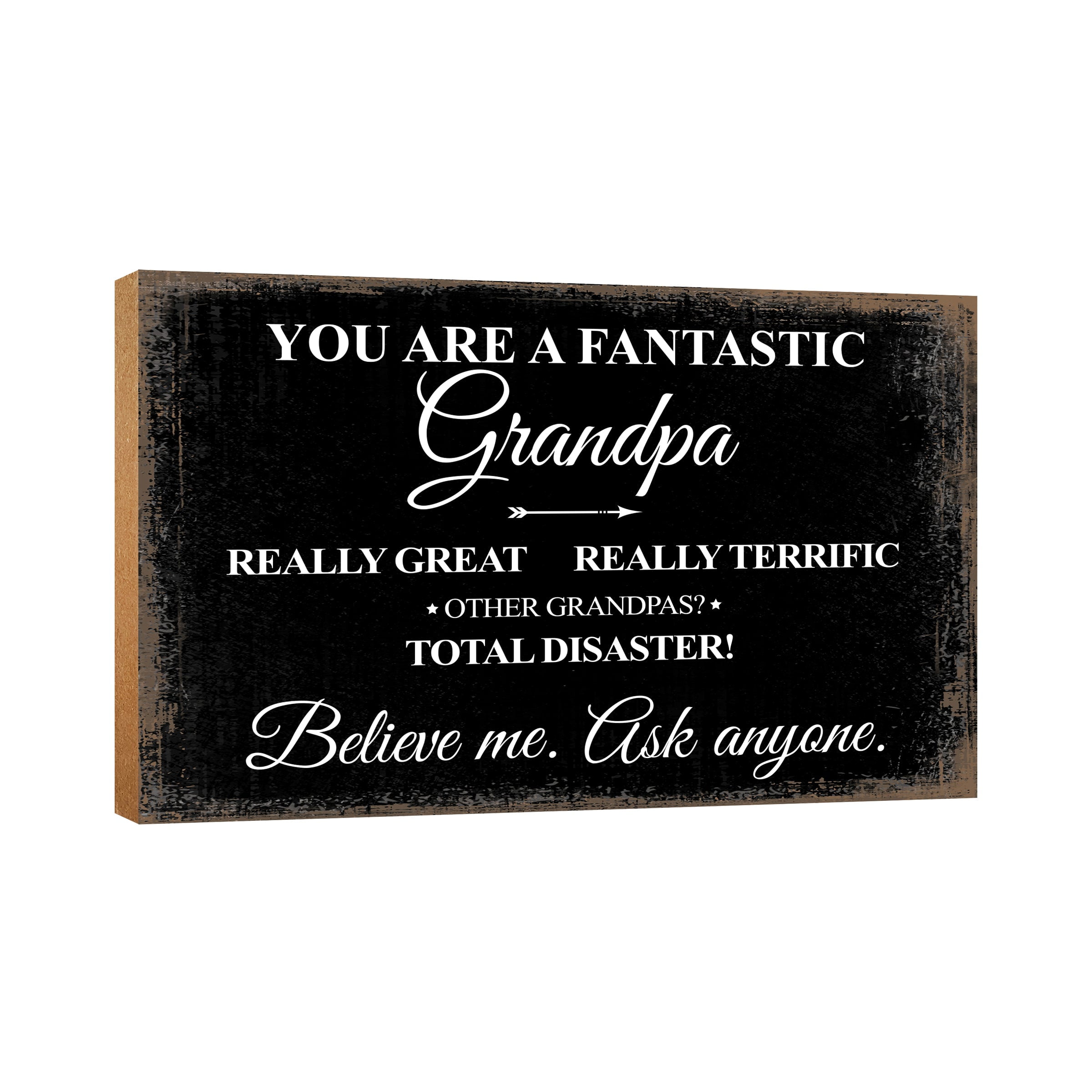 Lifesong Milestones Rustic Farmhouse Decor Tabletop Signs Gifts for ...