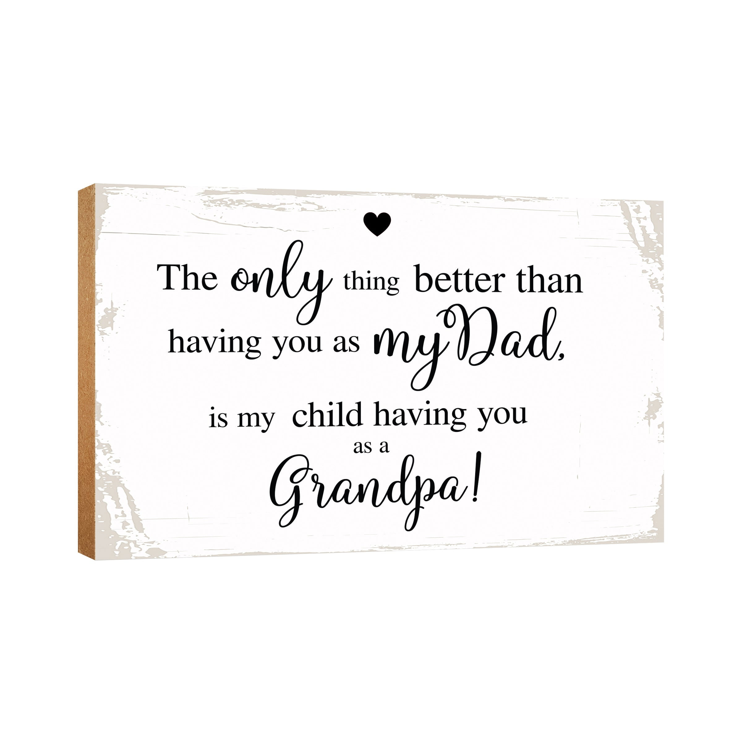 Lifesong Milestones Rustic Farmhouse Decor Tabletop Signs Gifts for ...