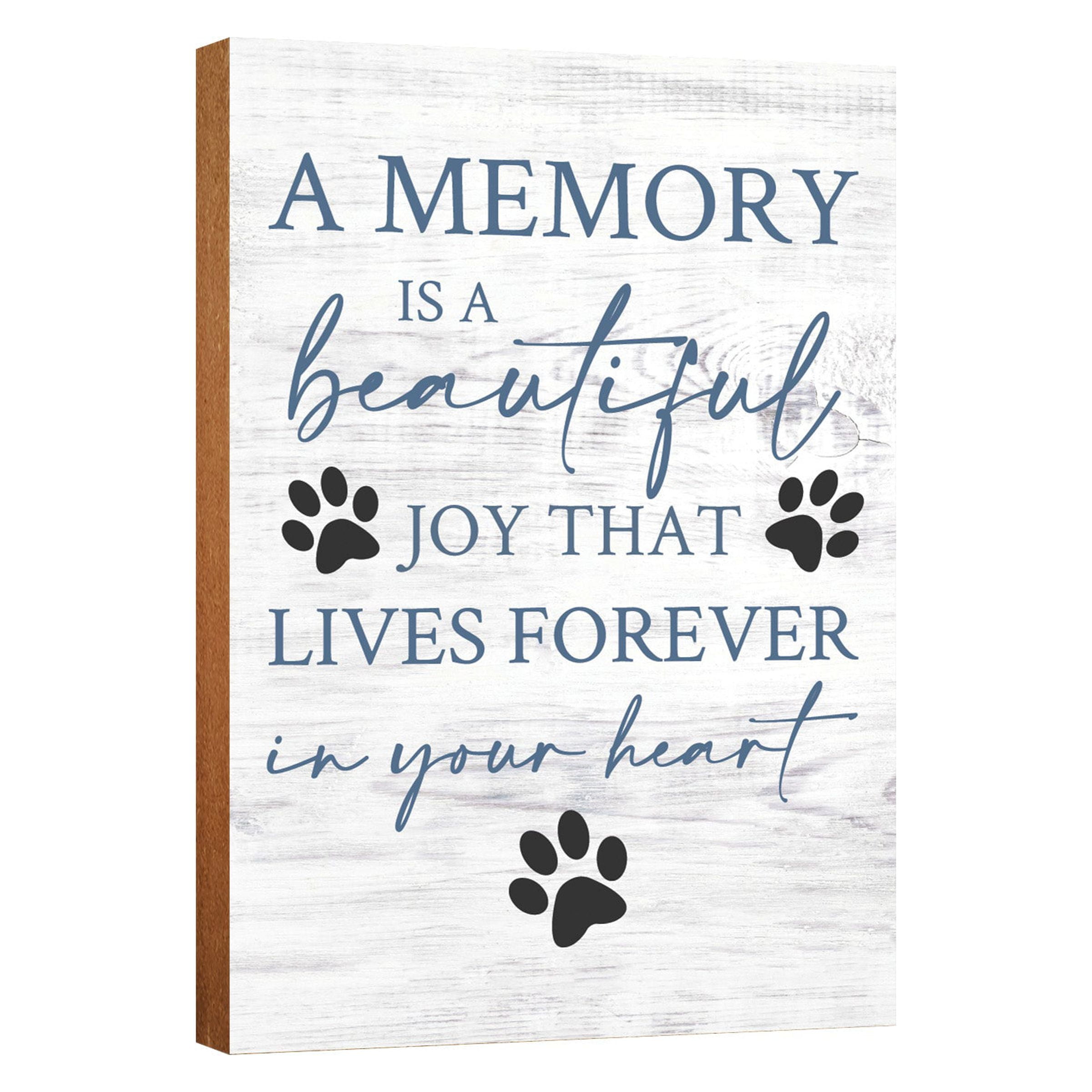 Lifesong Milestones Wooden Dog Sign for Tabletop Decor Gift for Dog ...