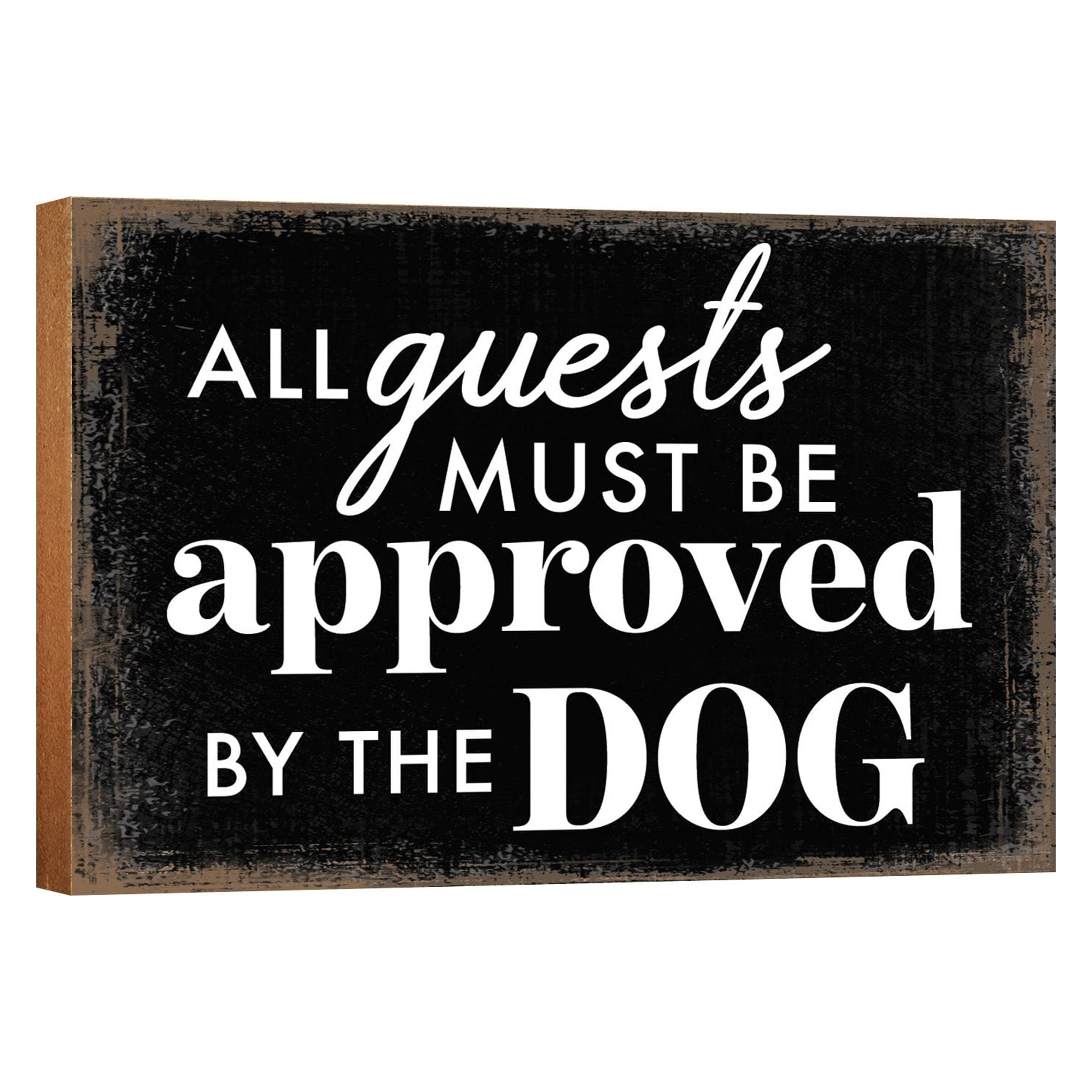 Lifesong Milestones Wooden Dog Sign for Tabletop Decor Gift for Dog ...