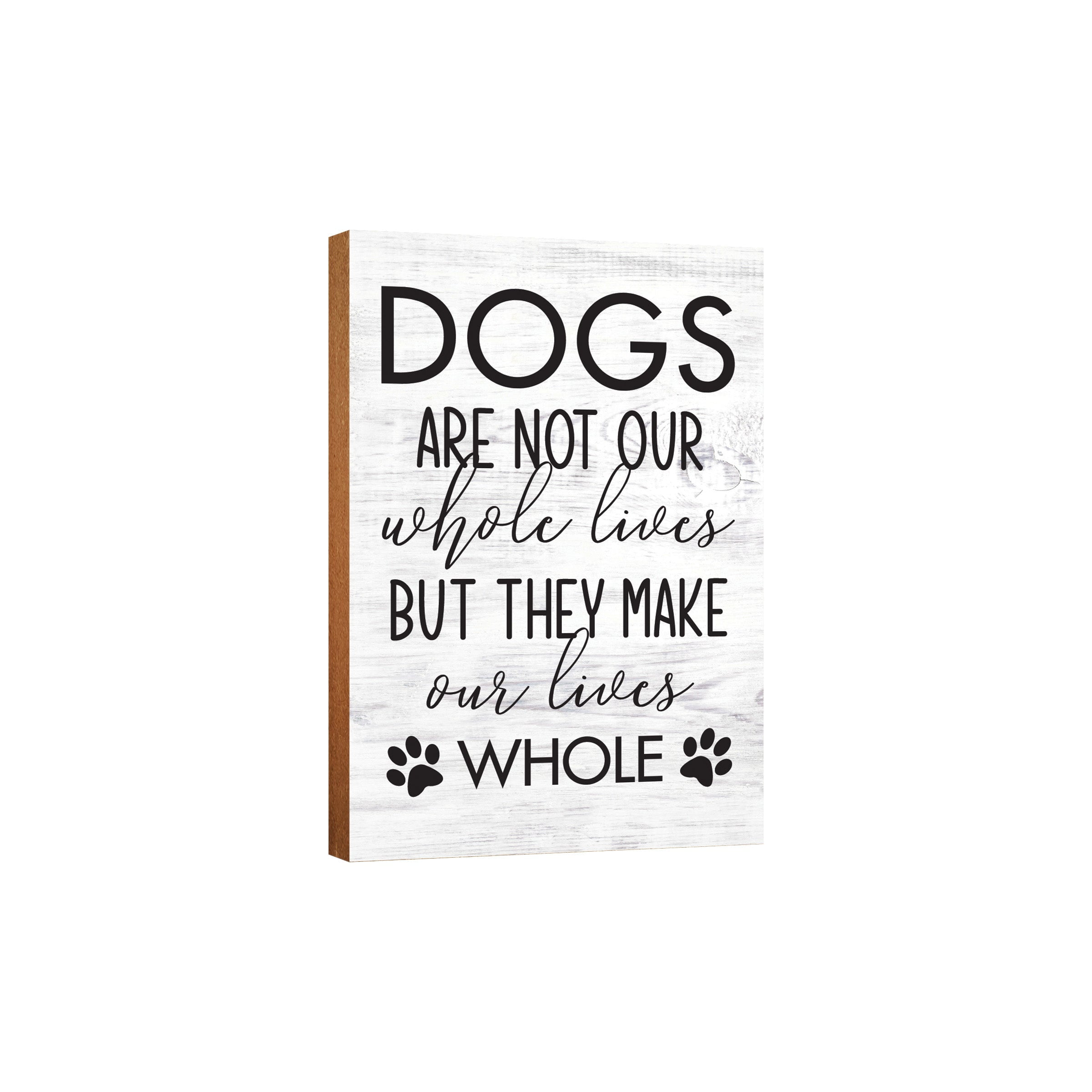 Lifesong Milestones Wooden Dog Sign for Tabletop Decor Gift for Dog ...