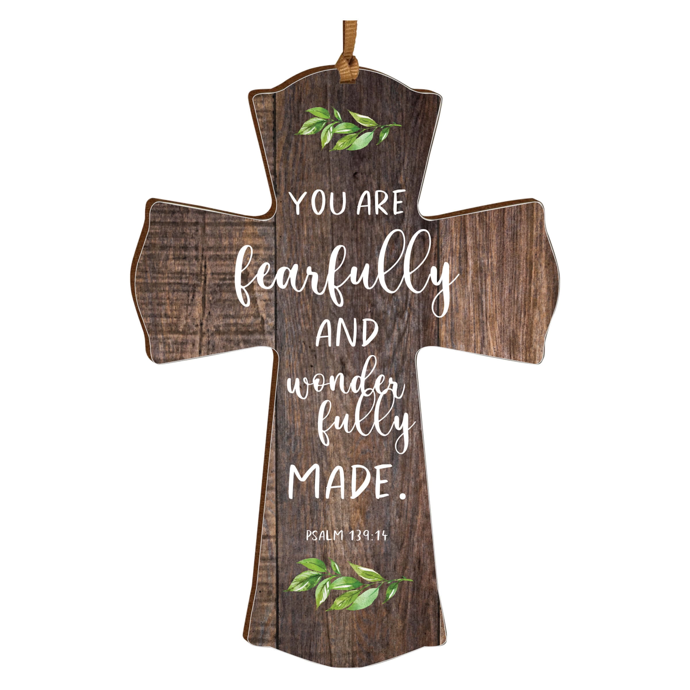 Lifesong Milestones Wooden Mini Cross Inspirational Hanging Art Signs ...