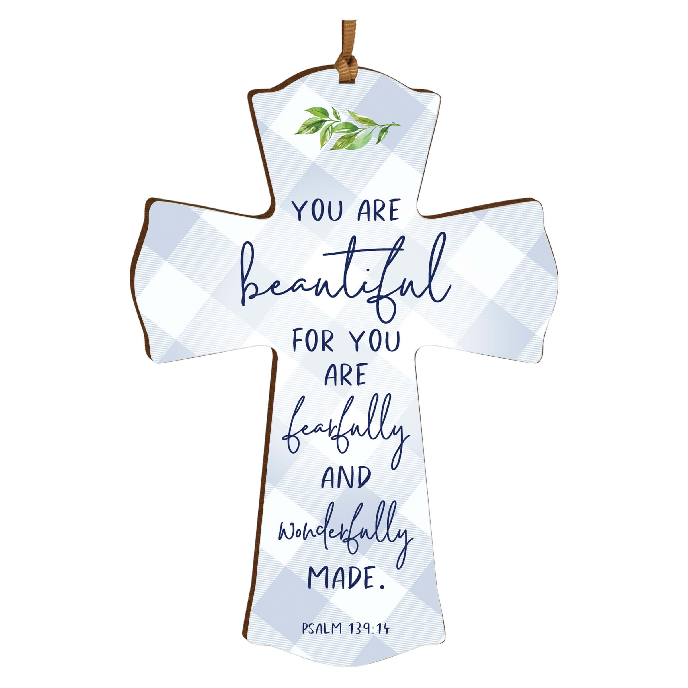 Lifesong Milestones Wooden Mini Cross Inspirational Hanging Art Signs ...