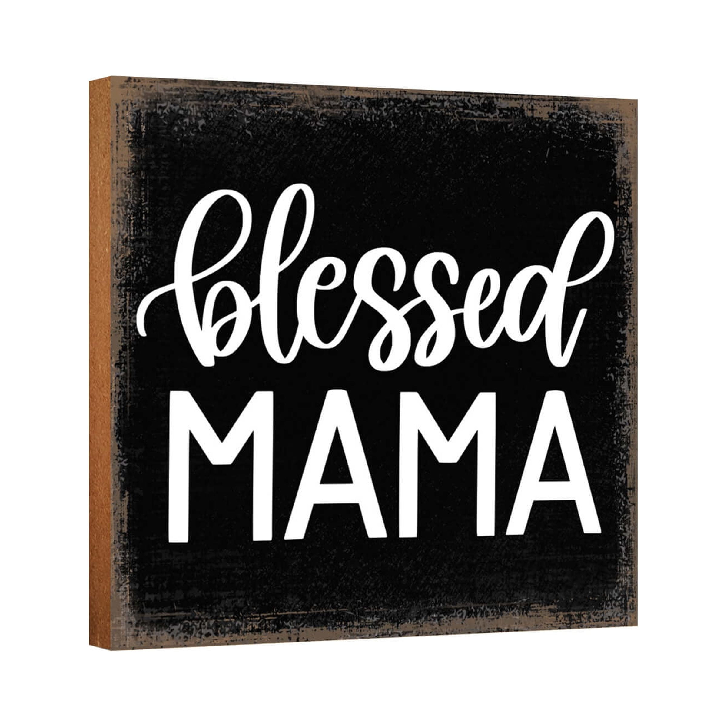 Lifesong Milestones Wooden Shelf Decor Rustic Farmhouse Sign for Mother ...