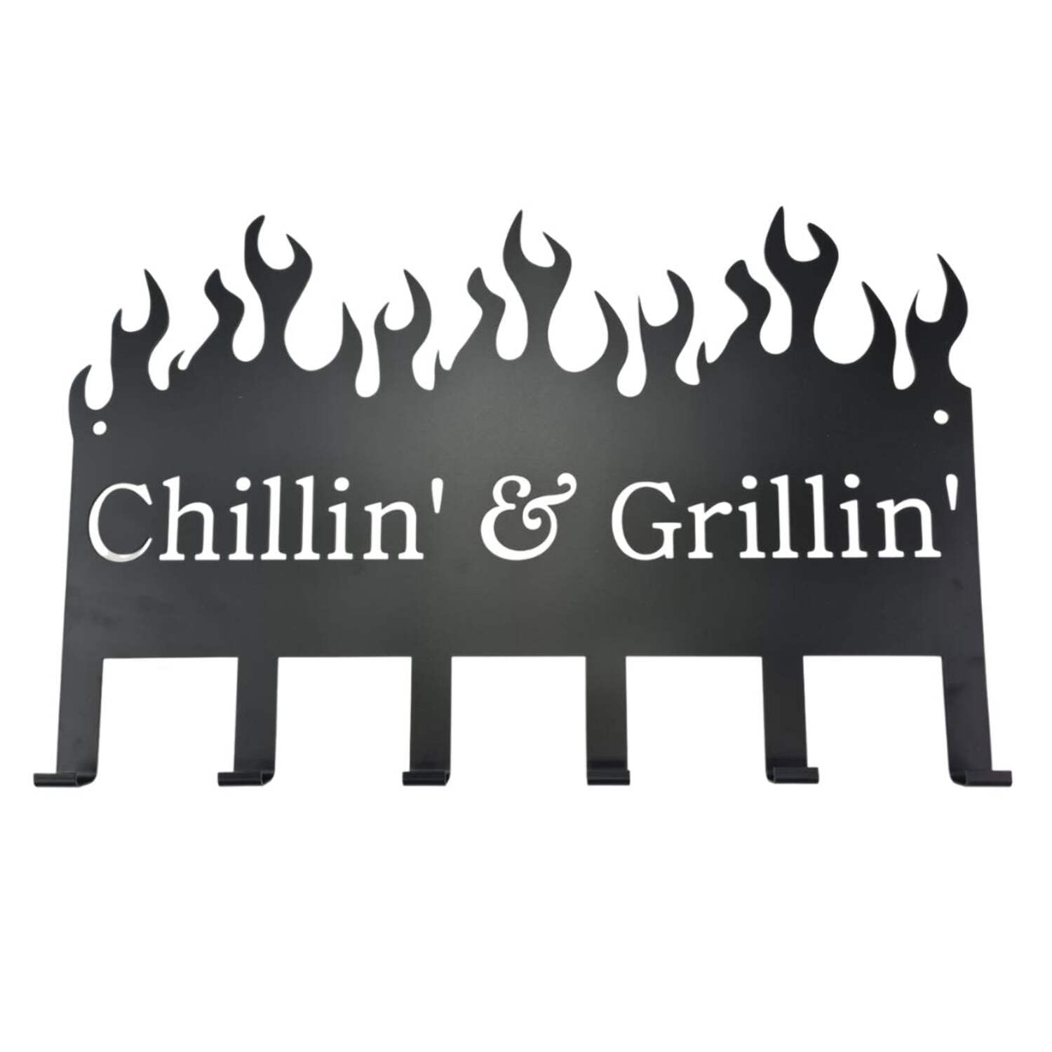 Lifespace 'Chillin' & Grillin' 6 Hook Grill Patio Utility Rack ...