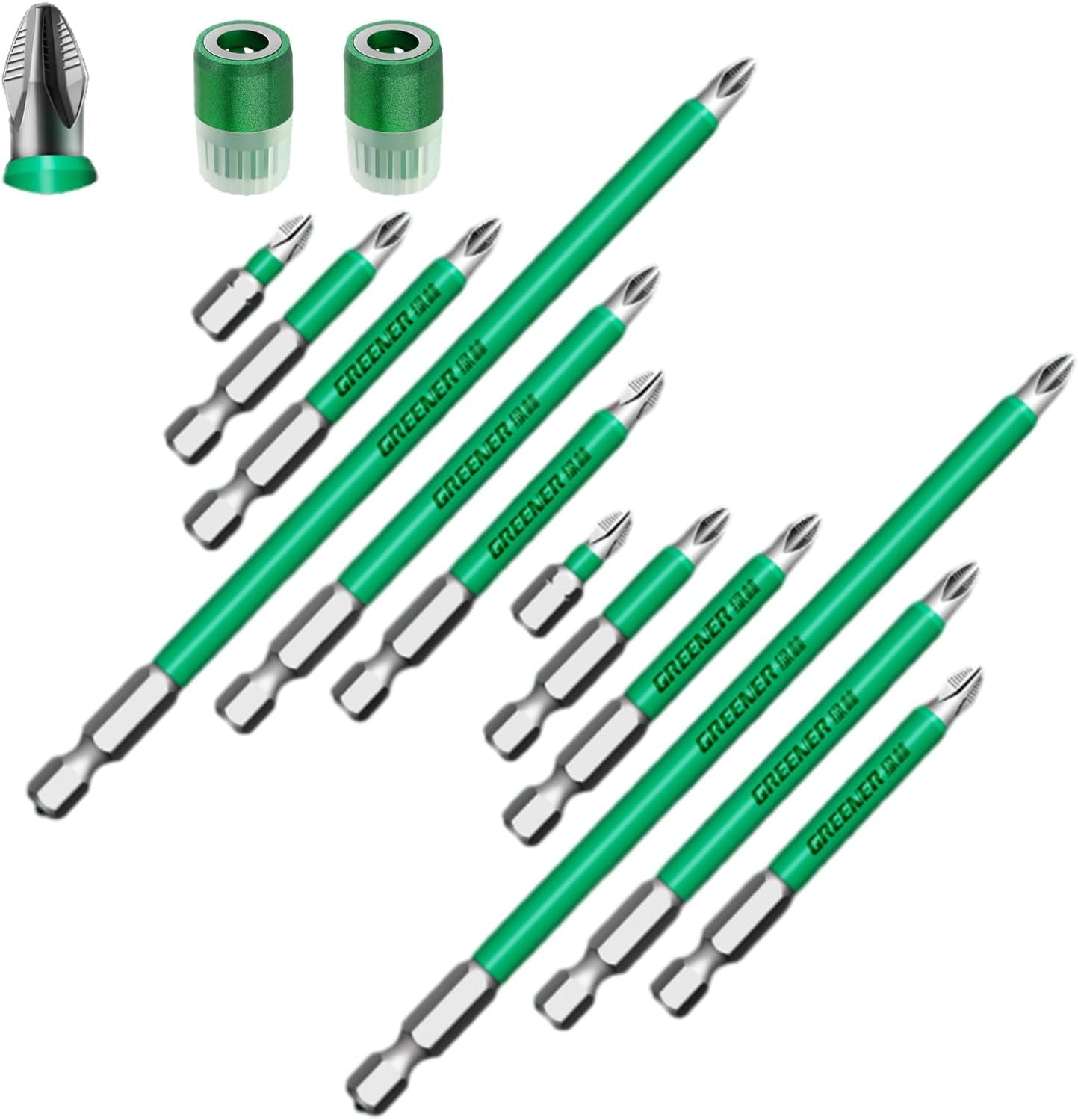 Lifesparking Drill Bits, High-Magnetic Screwdriver Drill Bit Set, 25 50 ...