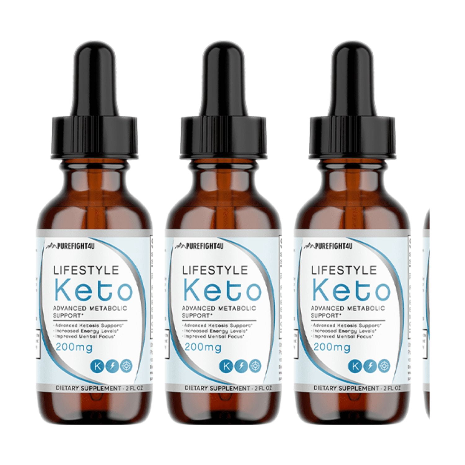 Lifestyle Keto Advanced Metabolic Support 2 Fl. oz. - 12 Bottles ...