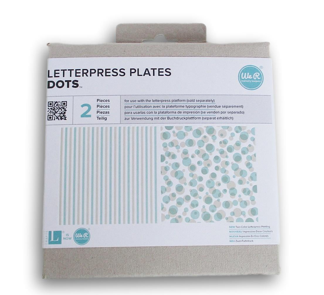 Lifestyle Letterpress Plates, Dots - Walmart.com