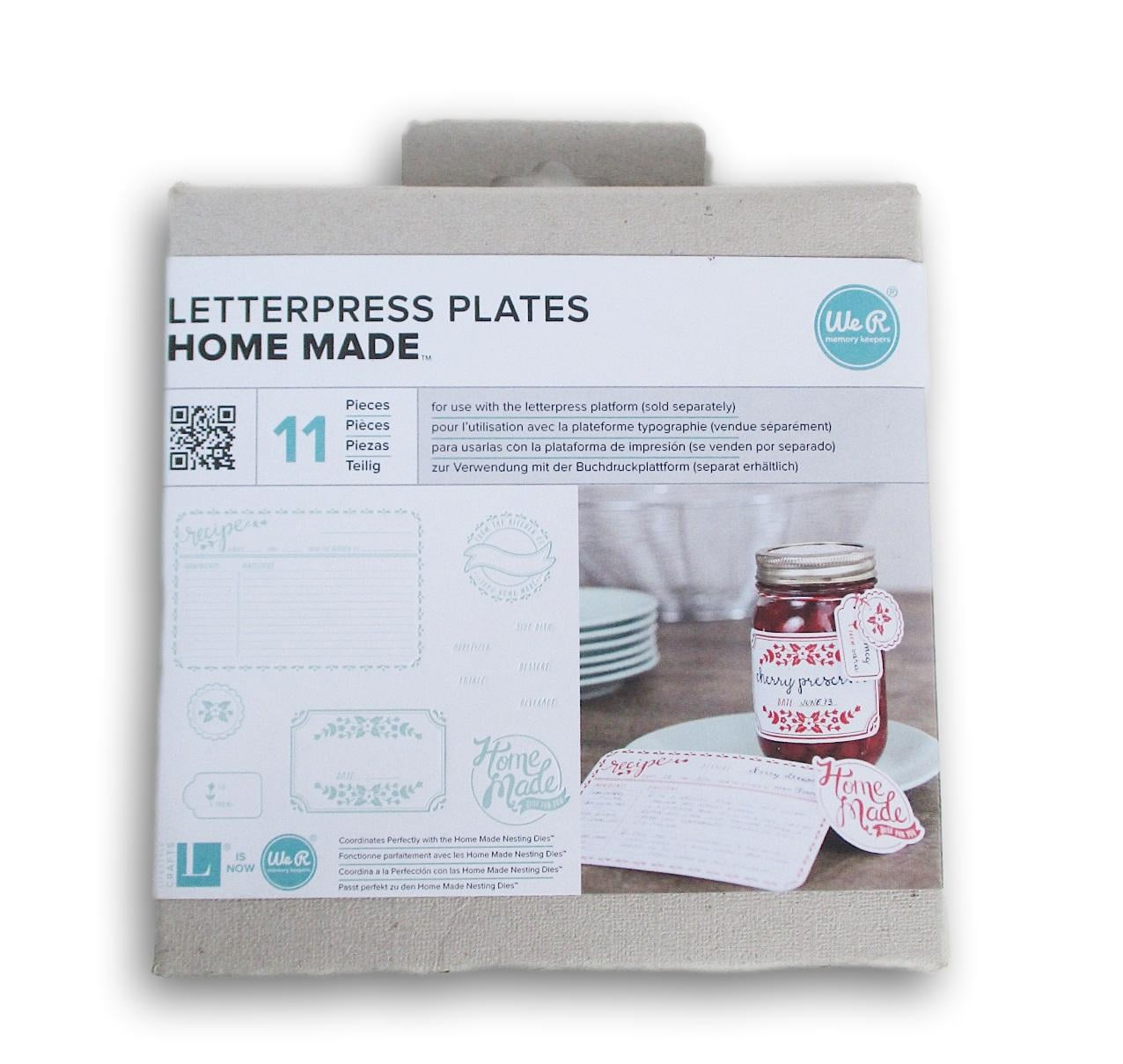 Lifestyle Letterpress Plates, Home Made - Walmart.com