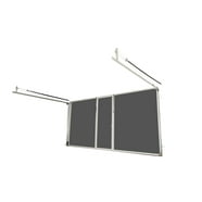 Lifestyle Screens 16'x10'; Brownstone Frame; 18x14 Charcoal Fiberglass ...