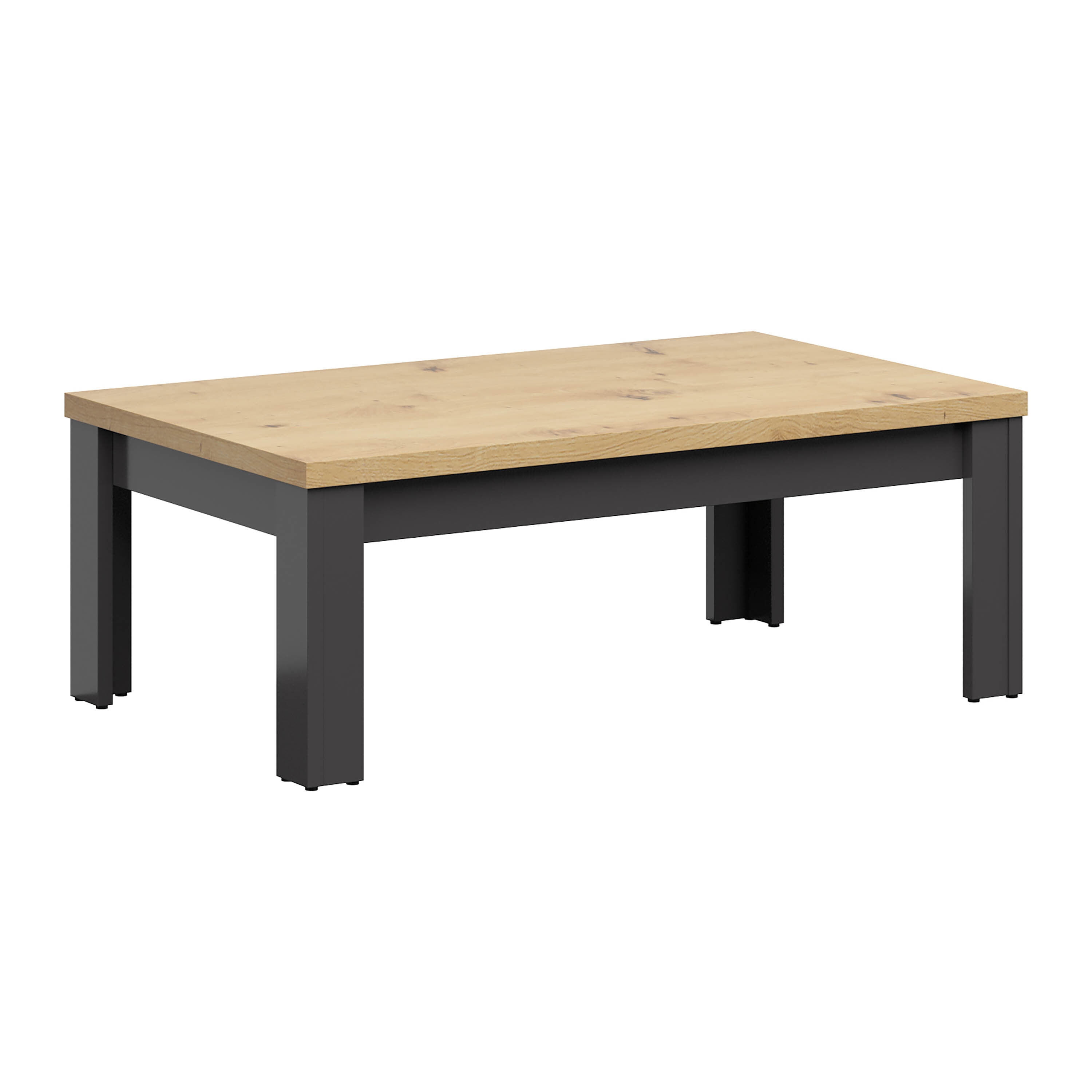 Lifestyle Solutions Coventry Coffee Table - Oak Wood - Walmart.com