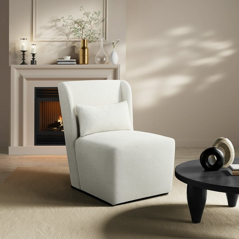 Modern ivory accent chair store