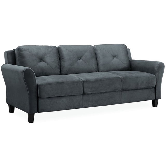 Lifestyle Solutions Classic Harvard Sofa with Rolled Arms & Tufted ...